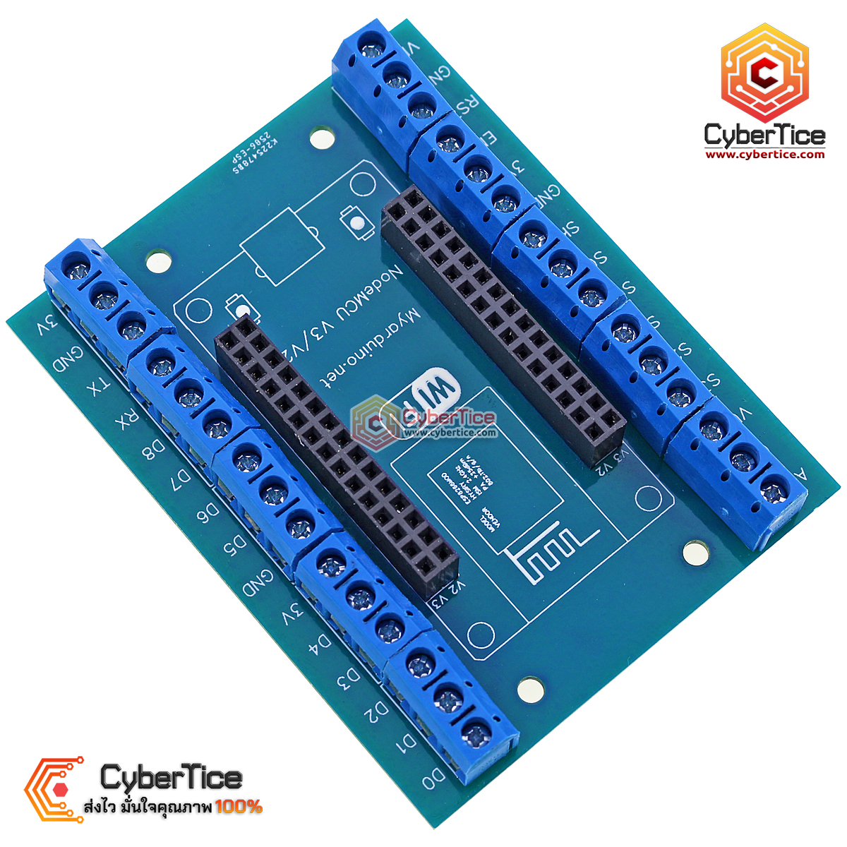Nodemcu Esp8266 Screw Shield Nodemcu V2 Nodemcu V3 บอร์ดขยาย Nodemcu V2 V3 บัดกรีแล้ว ขาย