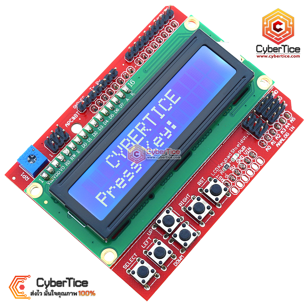 1602 LCD Keypad Shield V2.0 LCD Expansion Board for Arduino - ขาย Arduino อุปกรณ์ Arduino คุณภาพ ...
