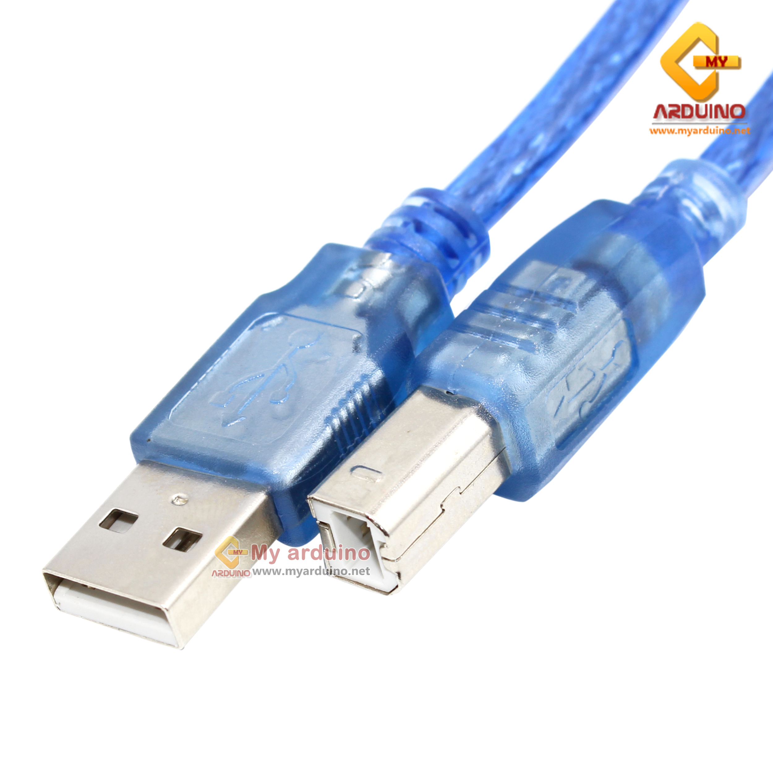สาย USB 2.0 (Type A To Type B ) ยาว 3เมตร สำหรับ Arduino ปริ้นเตอร์ ...