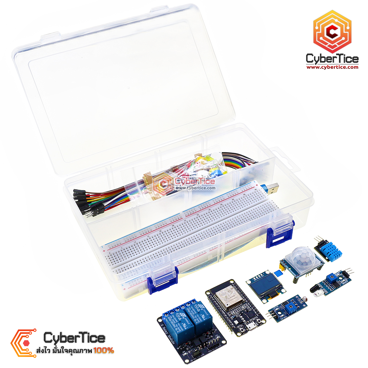 ชุดเริ่มต้นเรียนรู้ ESP32 Basic Starter Kit WiFi IOT Development Board ...