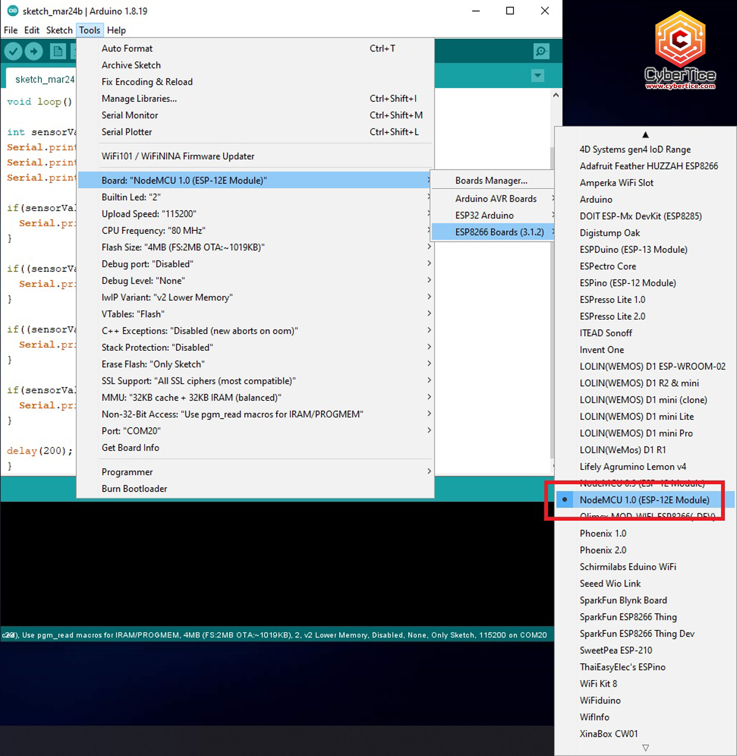 สอนใช้งาน ESP8266 เซ็นเซอร์วัดความขุ่นของน้ำ Turbidity sensor water ...
