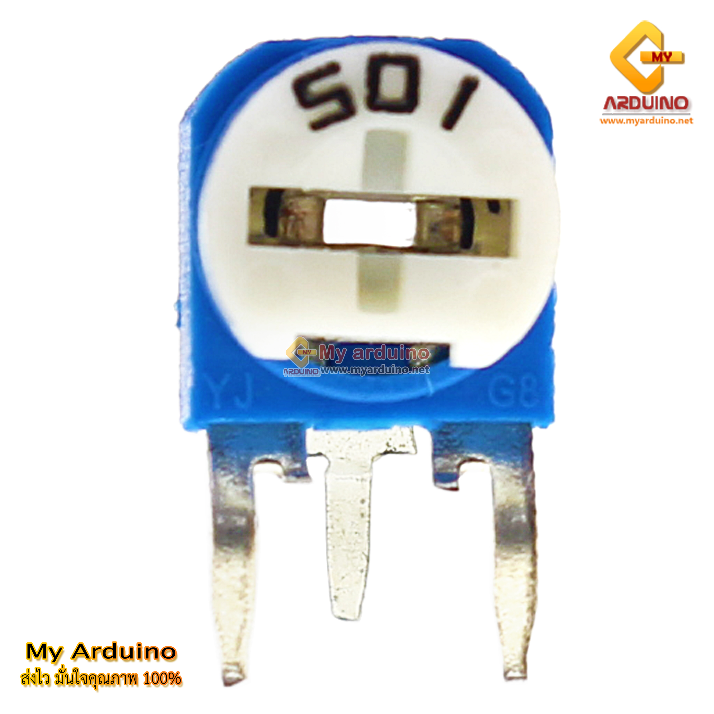 ตัวต้านทานปรับค่าได้ RM063 500 ohm (501) Volume VR Potentiometer ...
