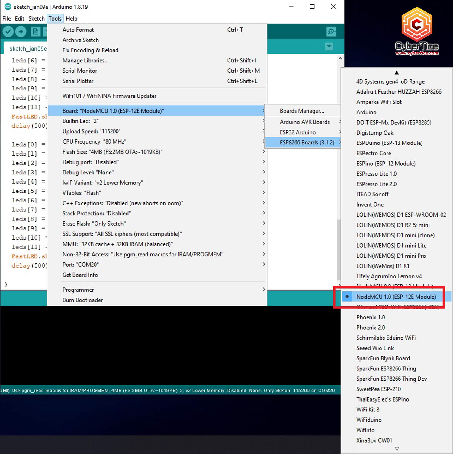 สอนใช้งาน ESP8266 NeoPixel Ring 12 ดวง WS2812 5050 RGB LED - ขาย ...