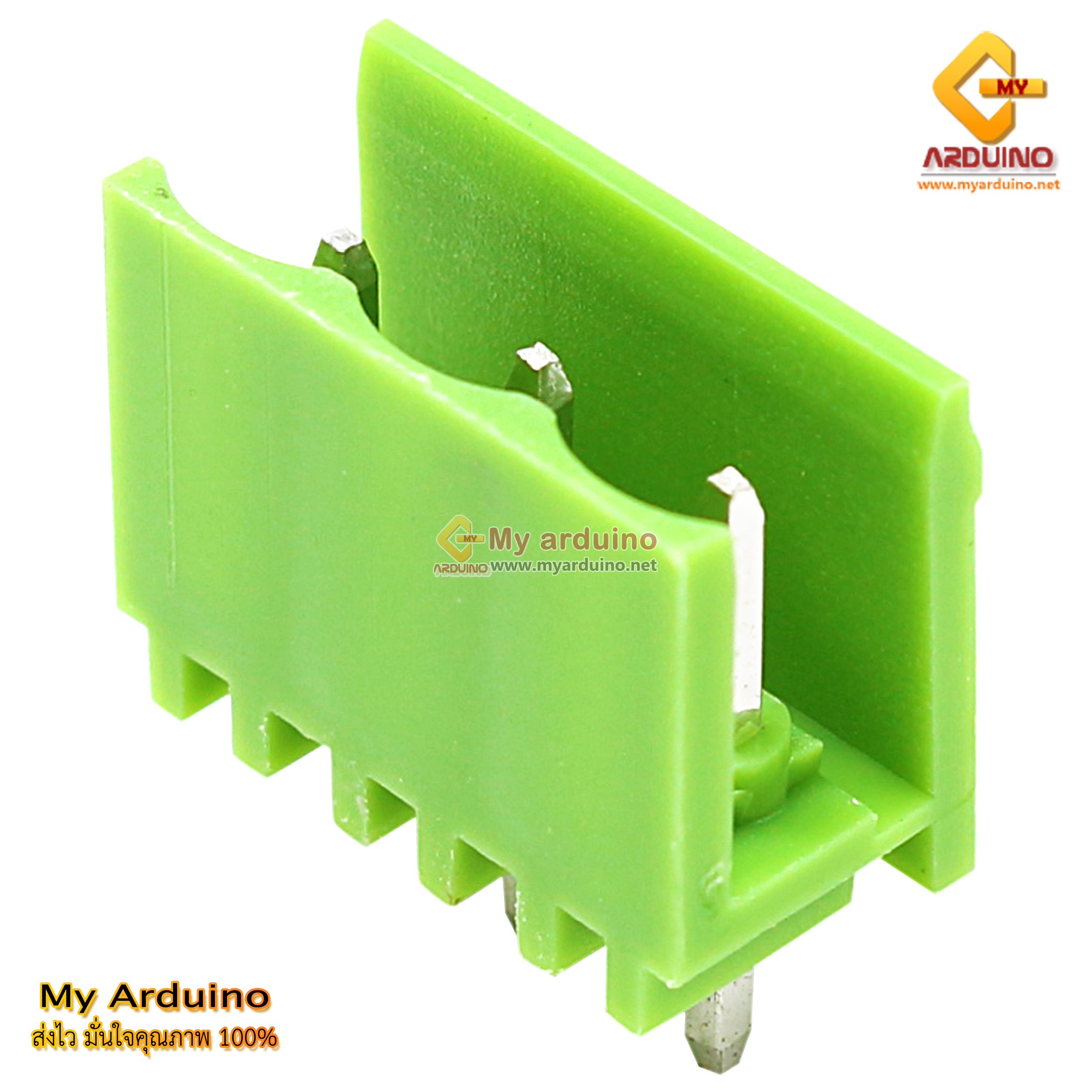 2EDG5.08 แนวตั้ง 3P ตัวเมีย สกรูเชื่อมต่อ PCB Screw Terminal Block Connector - ขาย Arduino ...