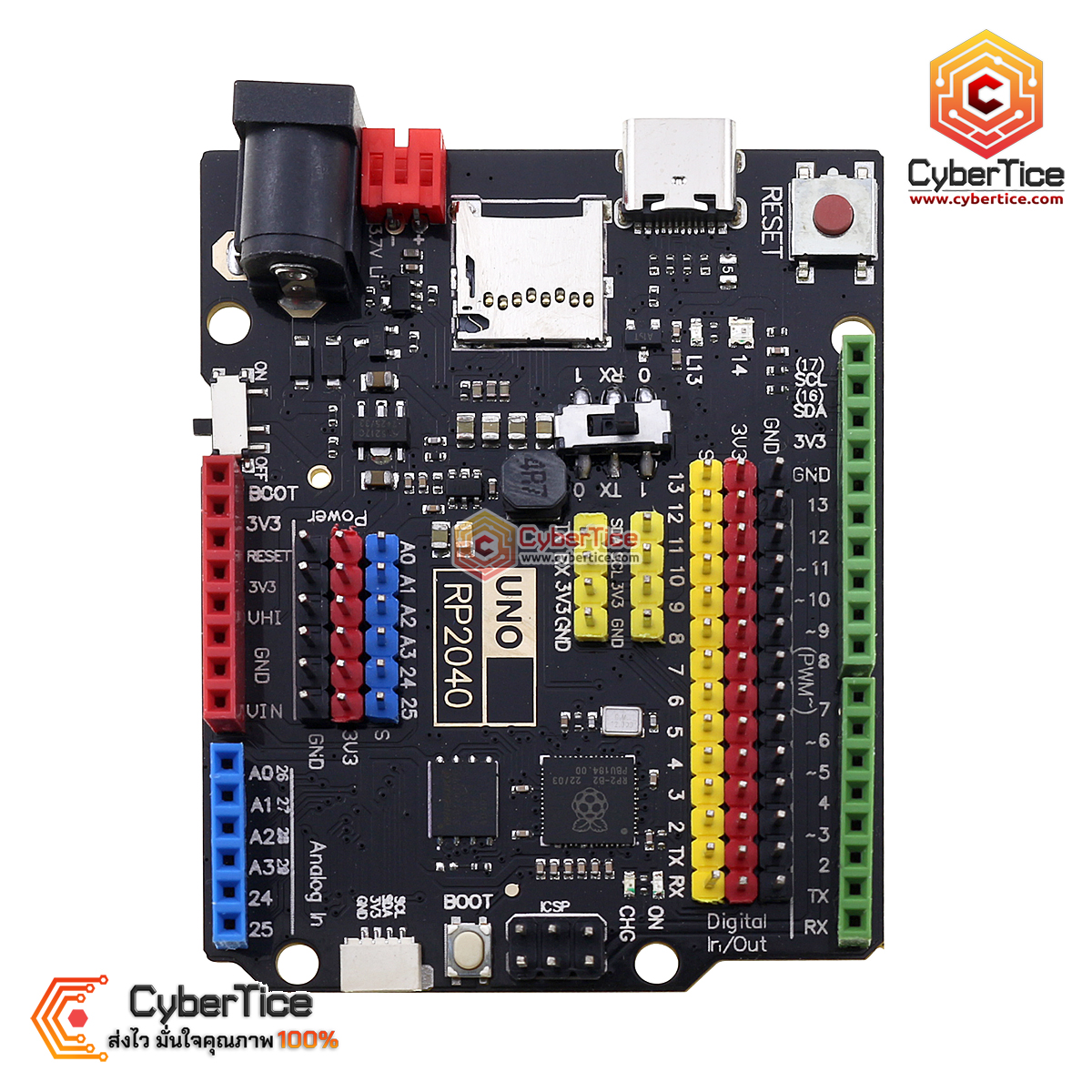 Raspberry PI Pico RP2040 16M บอร์ดหลักสำหรับพัฒนา - ขาย Arduino อุปกรณ์ Arduino คุณภาพดี ราคาถูก ...