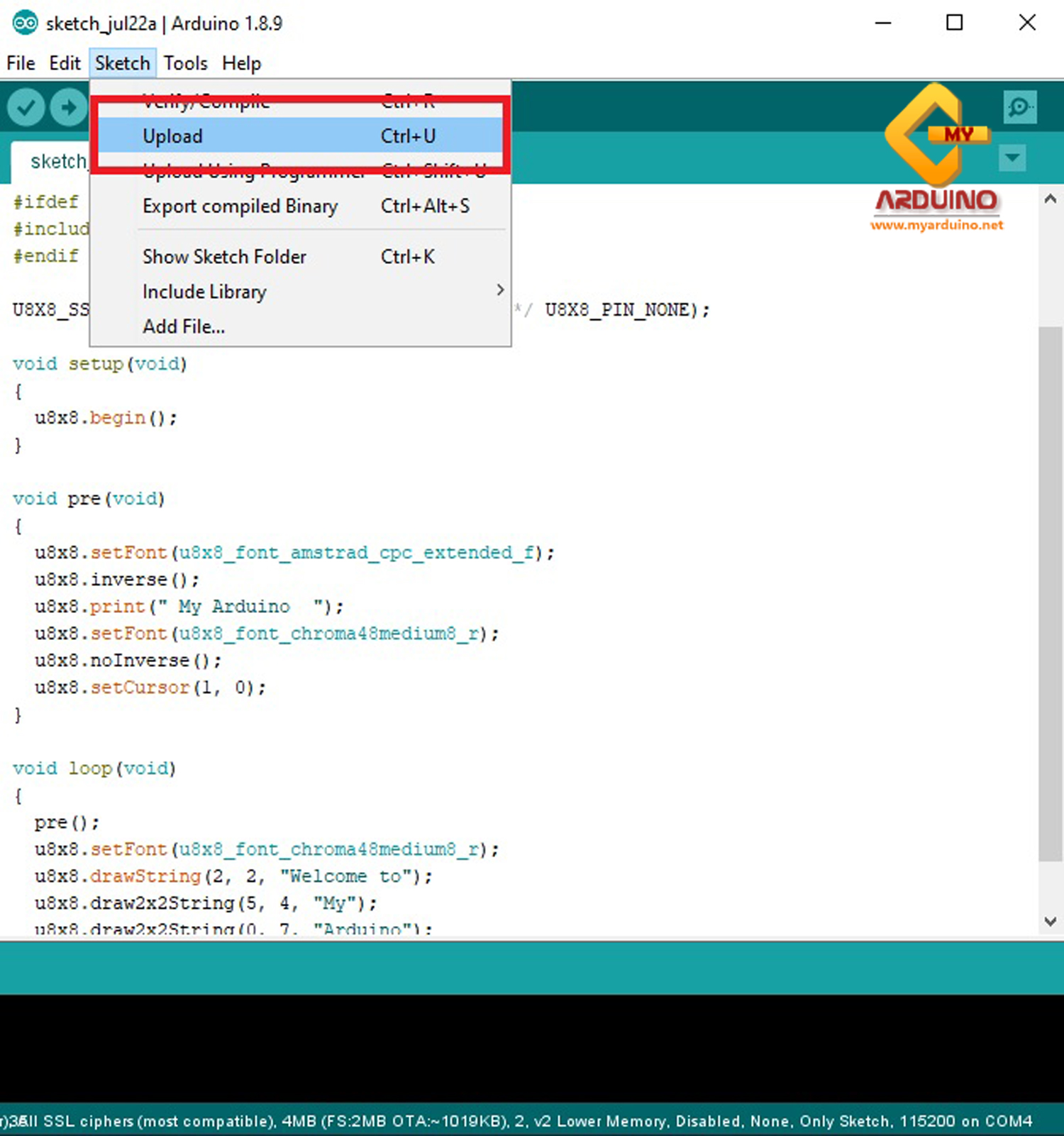 สอนใช้งาน ESP8266 จอแสดงผล OLED SSD1327 128x128 แบบ I2C ขนาด1.5” นิ้ว - ขาย Arduino อุปกรณ์ ...