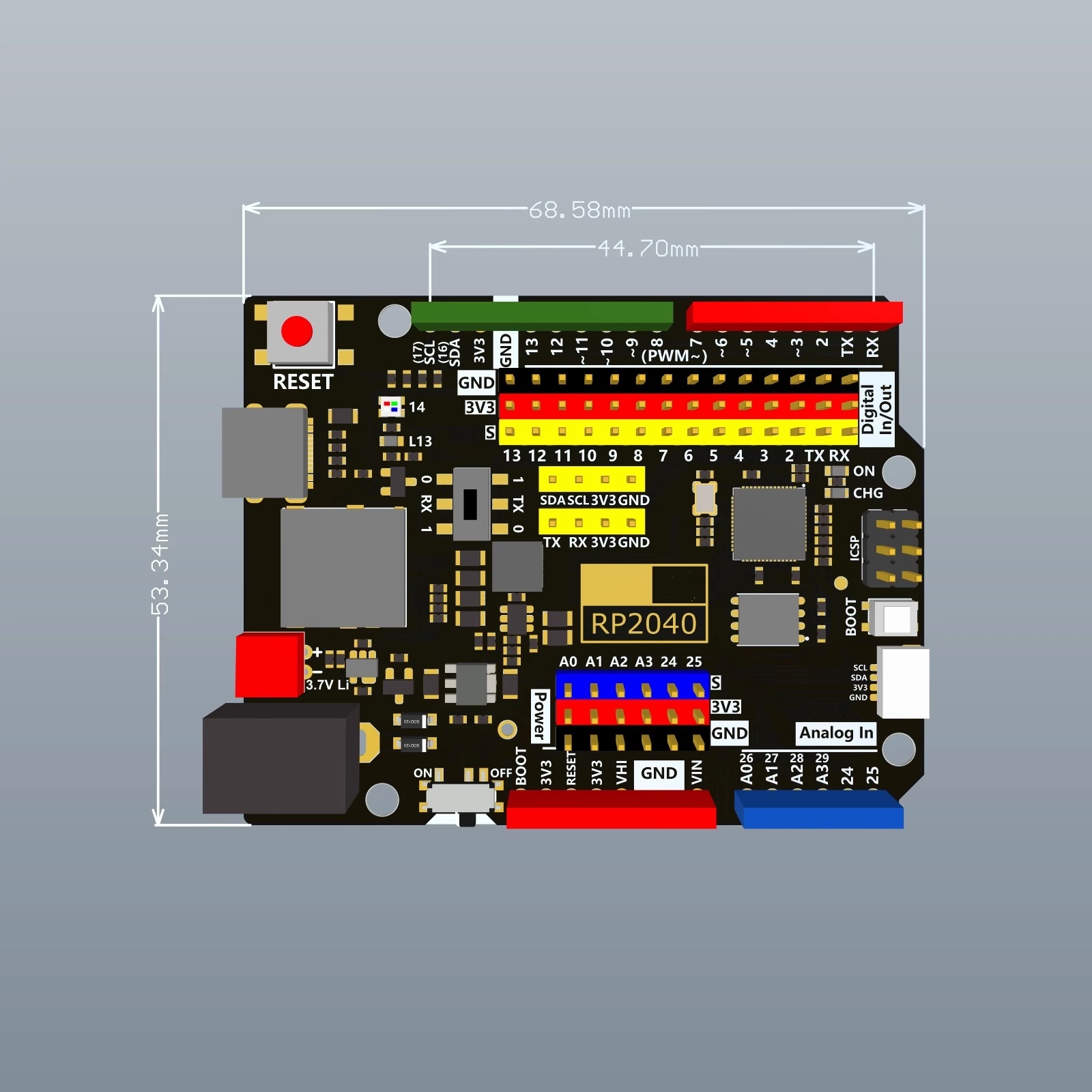 Raspberry PI Pico RP2040 16M บอร์ดหลักสำหรับพัฒนา - ขาย Arduino อุปกรณ์ Arduino คุณภาพดี ราคาถูก ...