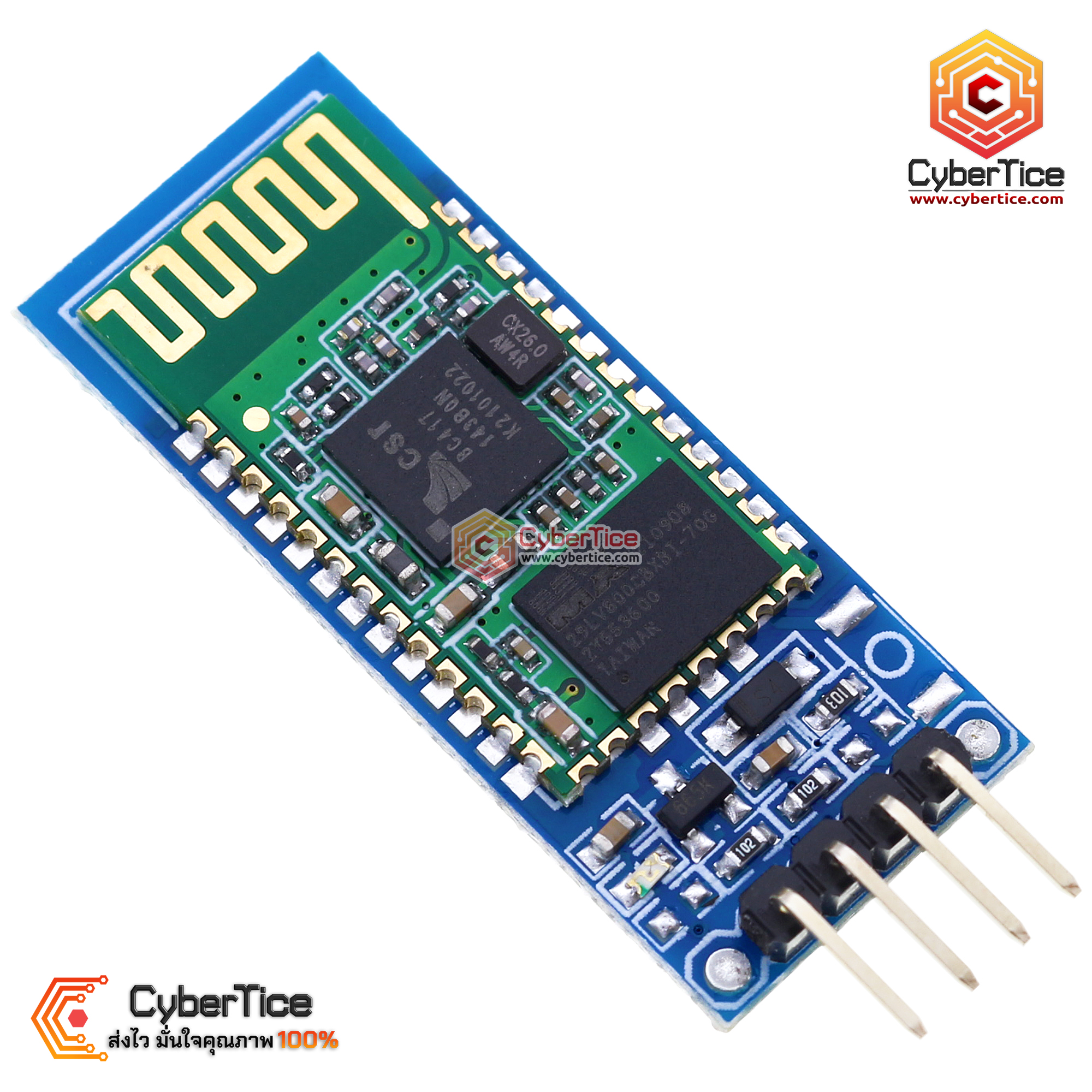 Bluetooth Module HC06 V2.0 HC-06 - ขาย Arduino อุปกรณ์ Arduino คุณภาพดี ราคาถูก ส่งไว ส่งฟรี