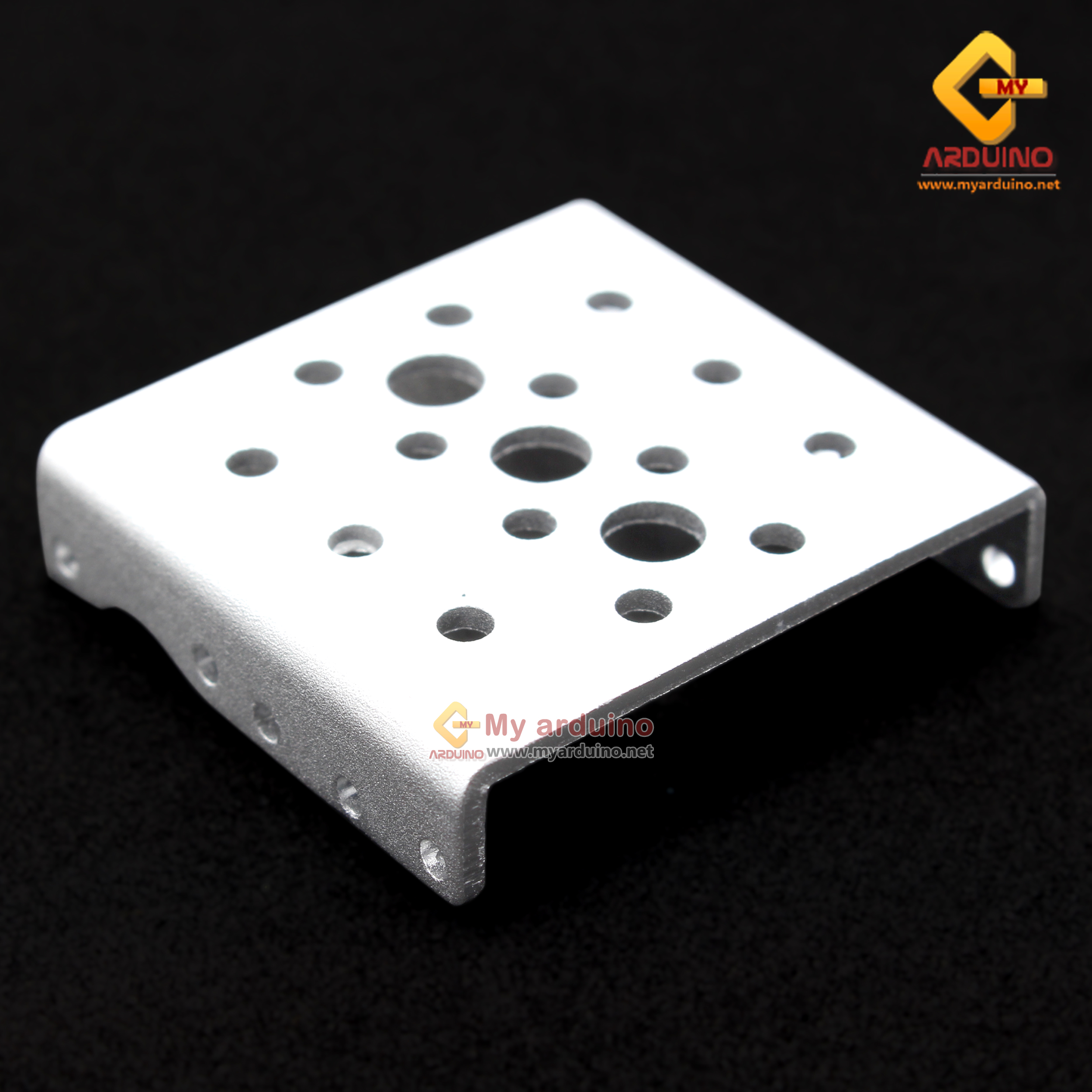 RDS3115 ข้อต่อ ฐานยึด Servo Bracket สีเงิน SET 1 - ขาย Arduino อุปกรณ์ Arduino คุณภาพดี ราคาถูก ...