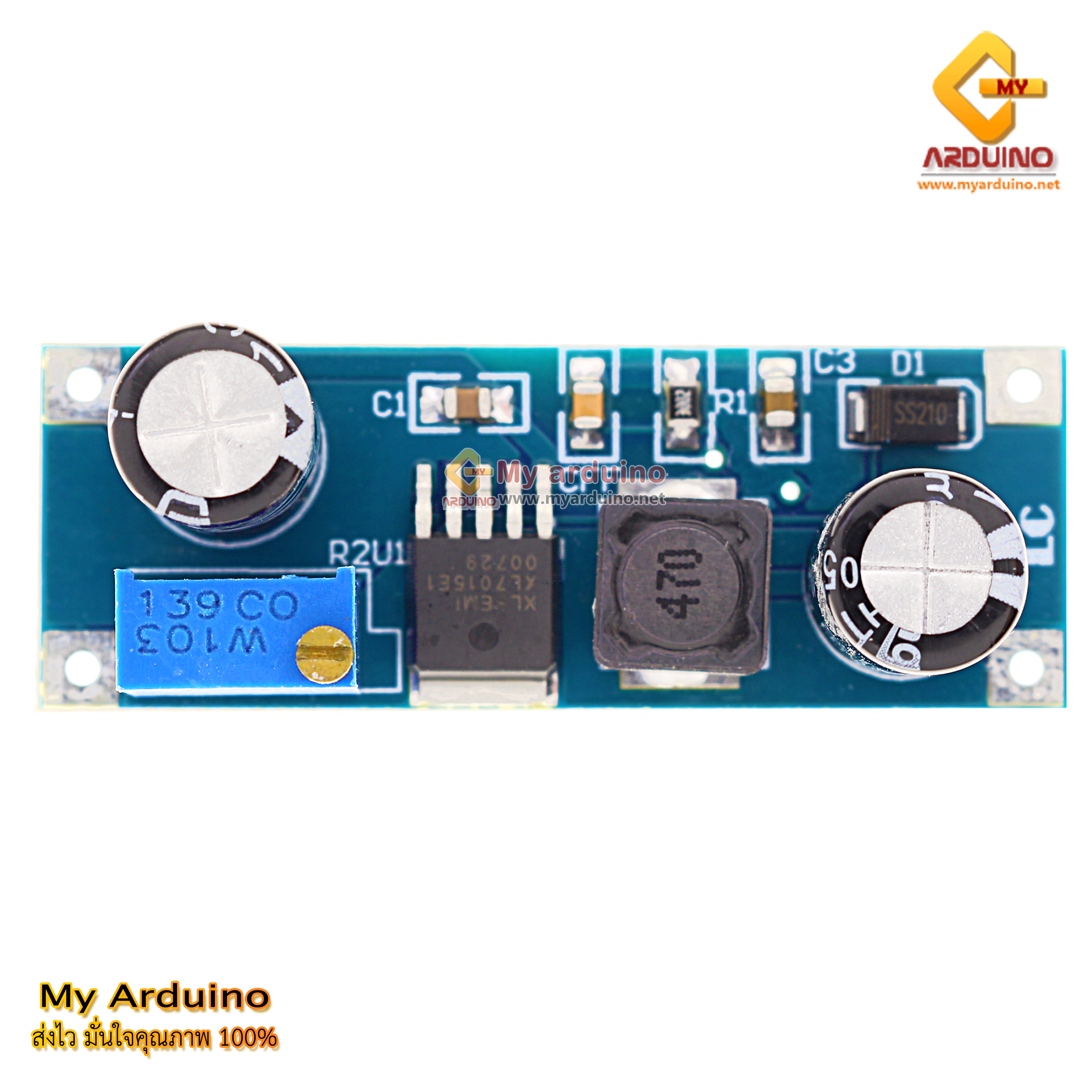 โมดูลแปลงแรงดันลง XL7015 Step-Down Module 5V-80V เป็น 5-20V กระแส 0.8A ...