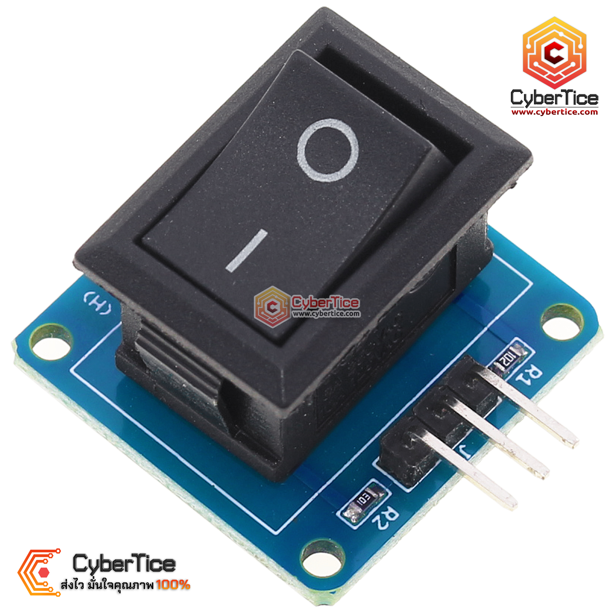 Arduino Rocker Switch building by Catalex โมดูลสวิตช์เปิดปิด - ขาย Arduino อุปกรณ์ Arduino ...