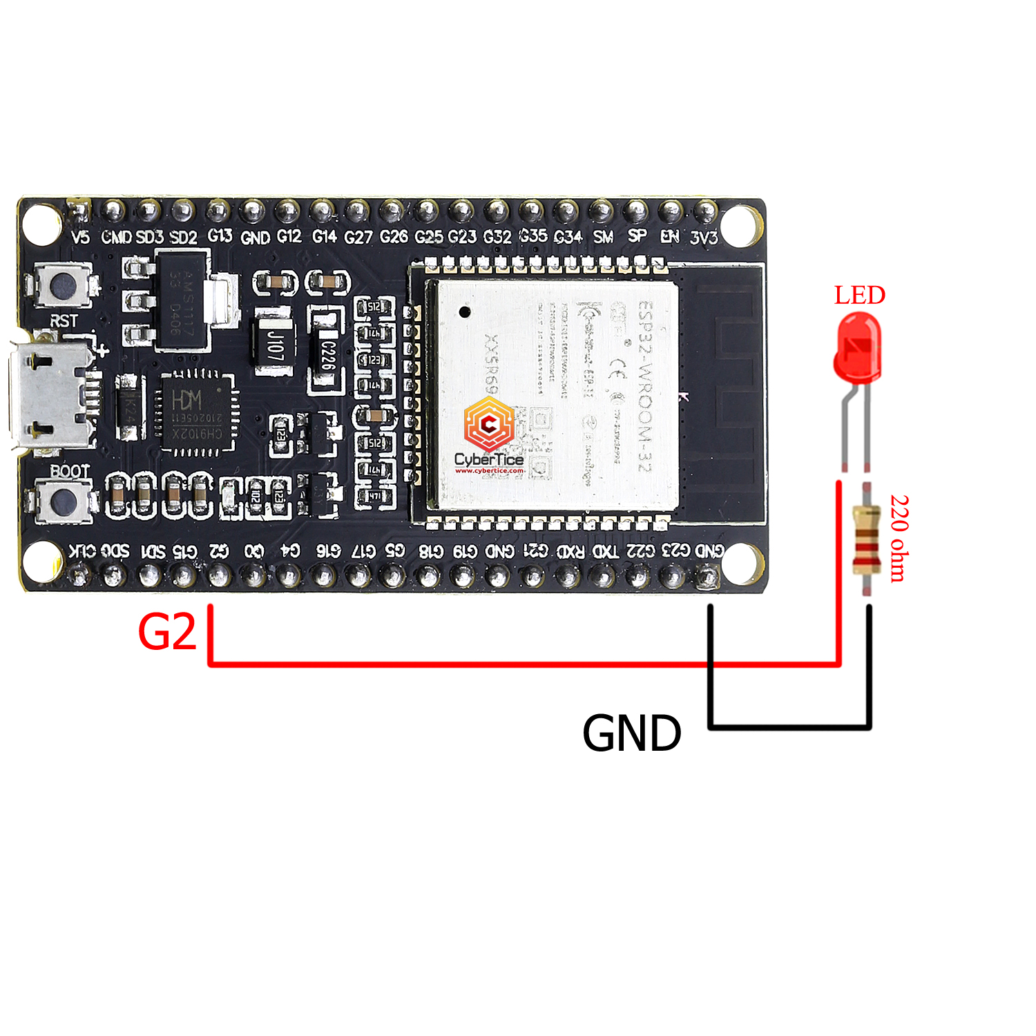 สอนใช้งาน Esp32 เริ่มต้นใช้งาน Esp32 Nodemcu Esp Wroom 32 Wi Fi And Bluetooth Module Dual Core