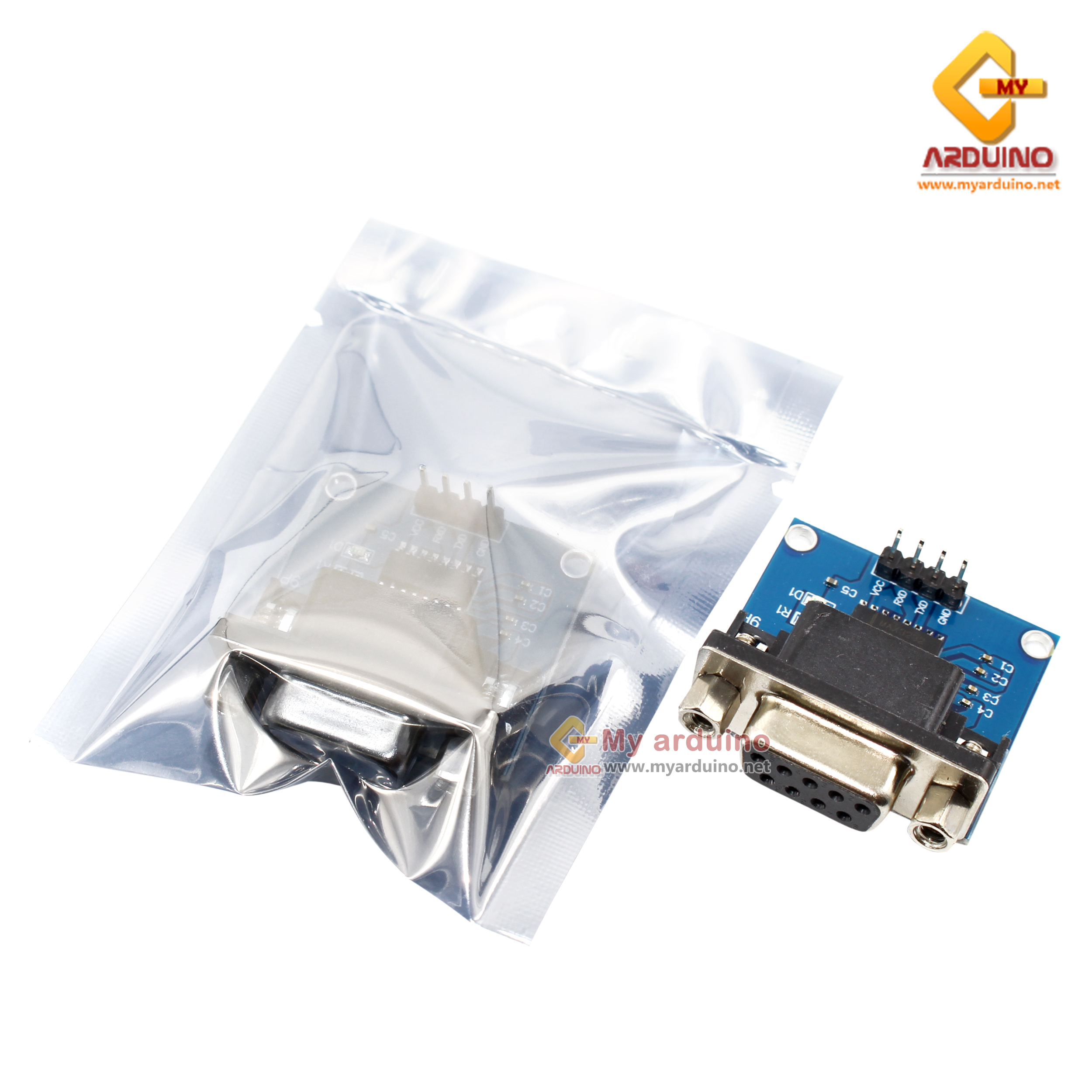 MAX3232 RS232 to TTL / Female Serial TTL / serial module / Brush board MAX3232 chip - ขาย ...