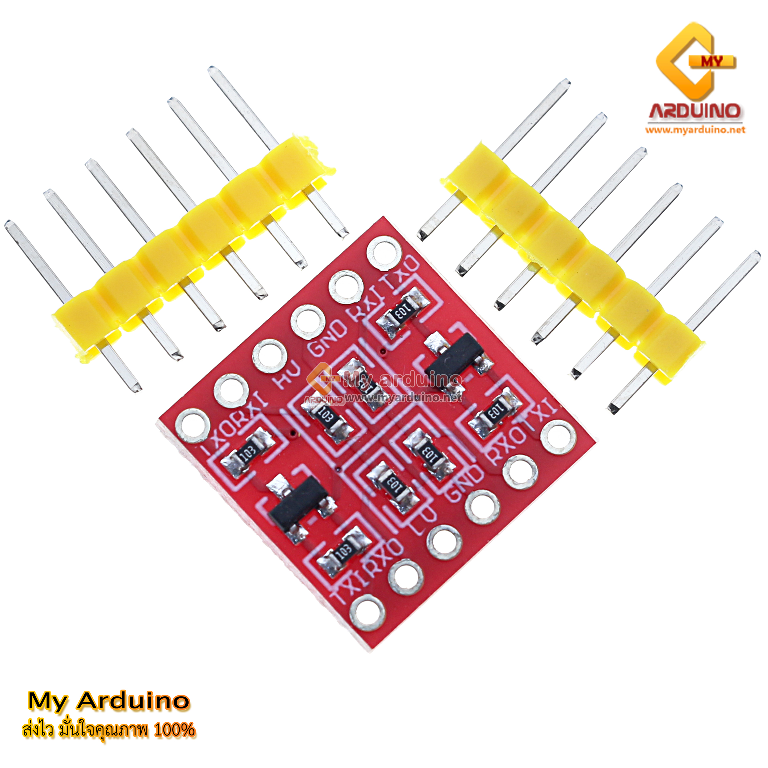 Logic level Converter Module 2 channel 5V-3.3V IIC UART SPI - ขาย ...