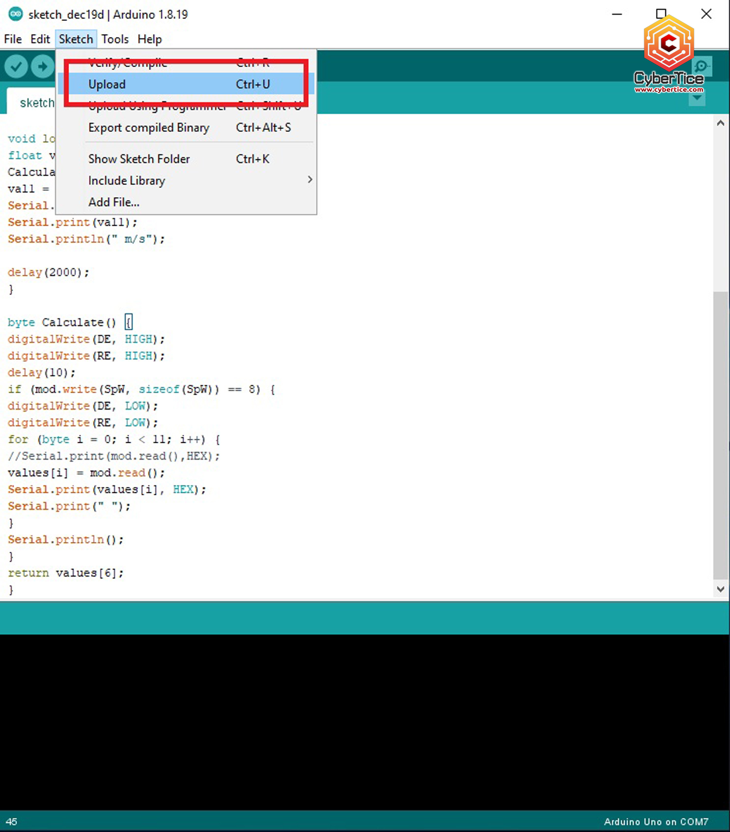 สอนใช้งาน Arduino เซ็นเซอร์วัดความเร็วลม แบบ3ถ้วยโลหะ Wind Speed Sensor Voltage Signal Rs485 0