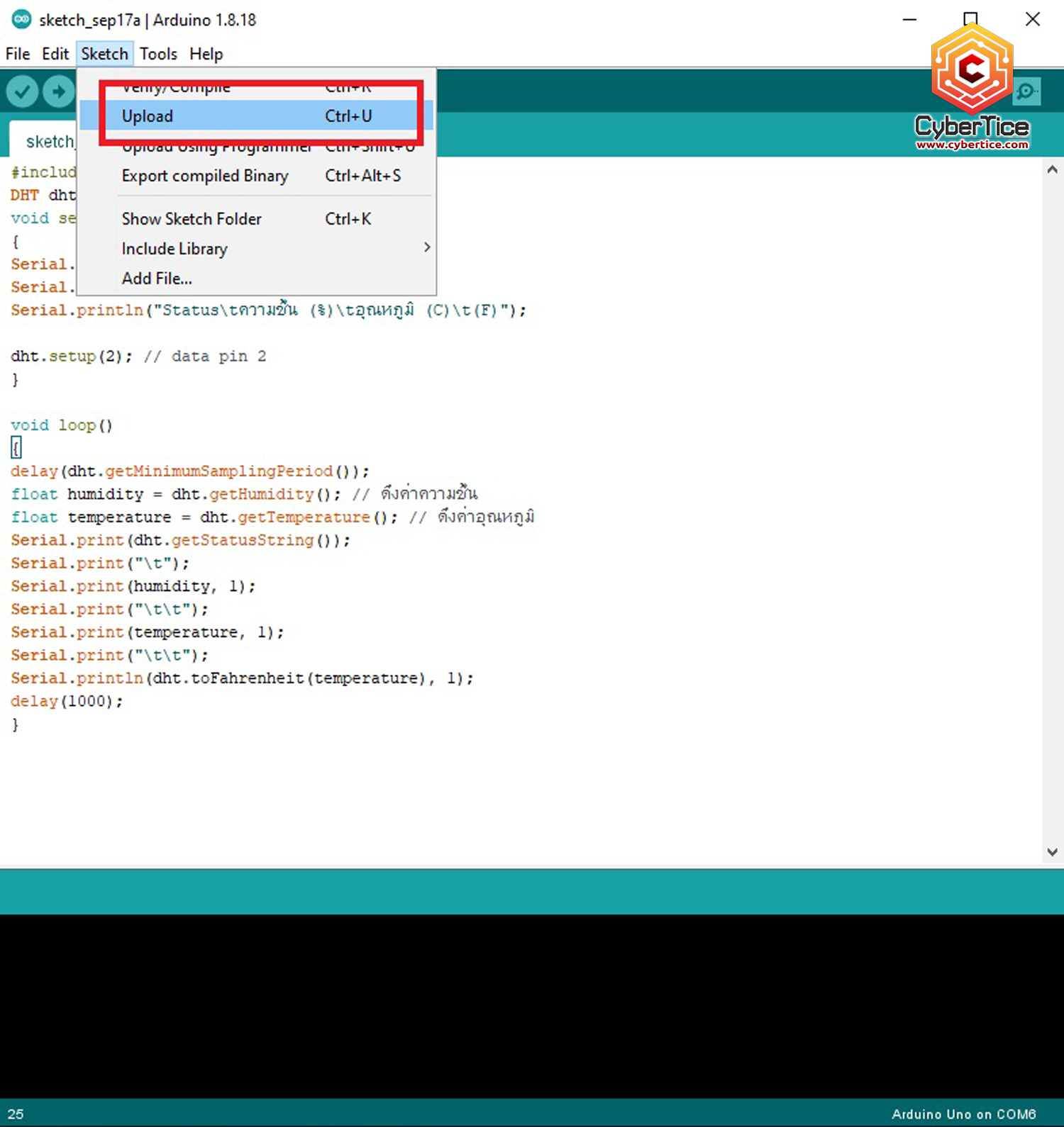 สอนใช้งาน Arduino Dht11 Mini เซ็นเซอร์วัดอุณหภูมิและความชื้น พร้อม Pcb ขาย Arduino อุปกรณ์