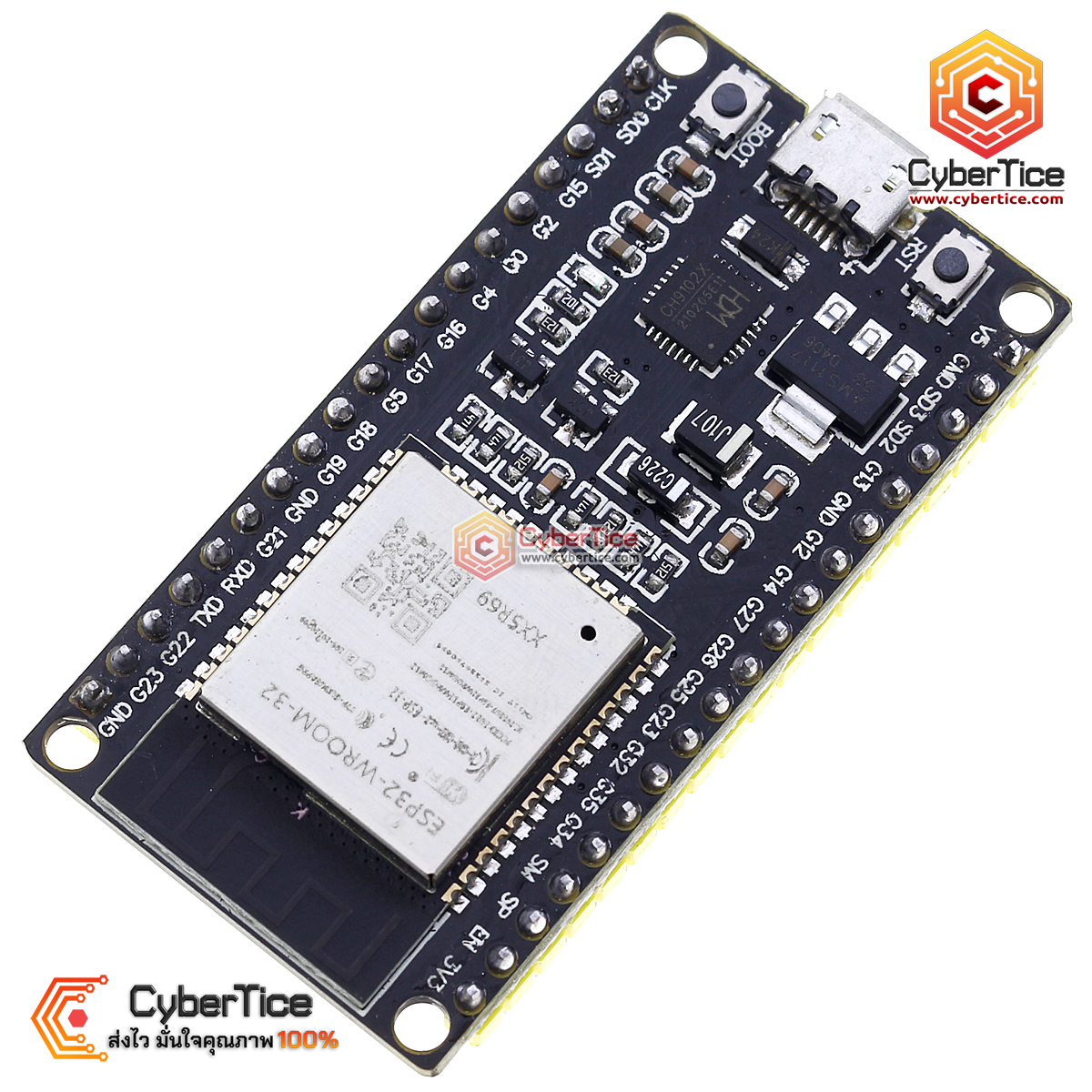 ESP32 NodeMCU ESP-WROOM-32 Wi-Fi and Bluetooth Module Dual Core ...