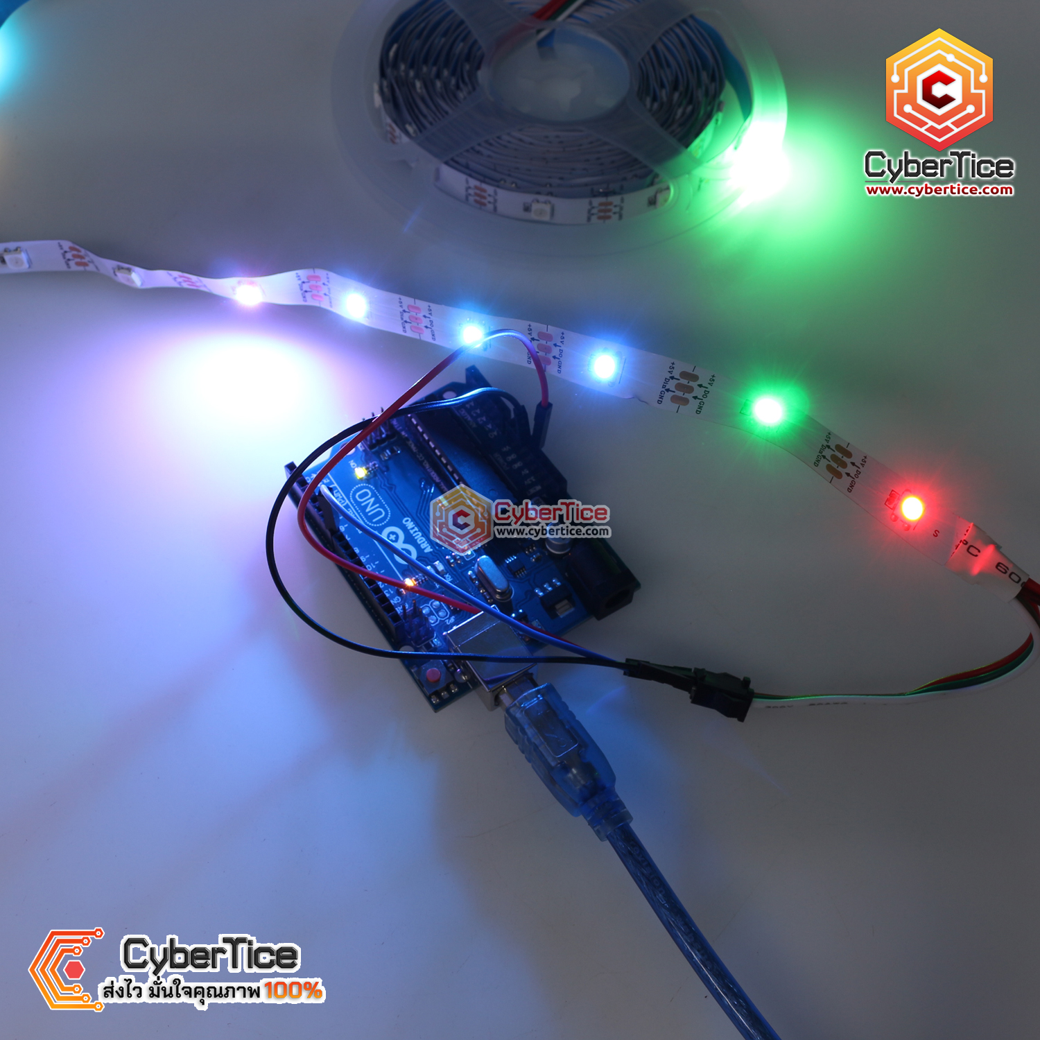 สอนใช้งาน Arduino ไฟเส้น Led Ws2812 5v Rgb ขาย Arduino อุปกรณ์ Arduino คุณภาพดี ราคาถูก ส่งไว