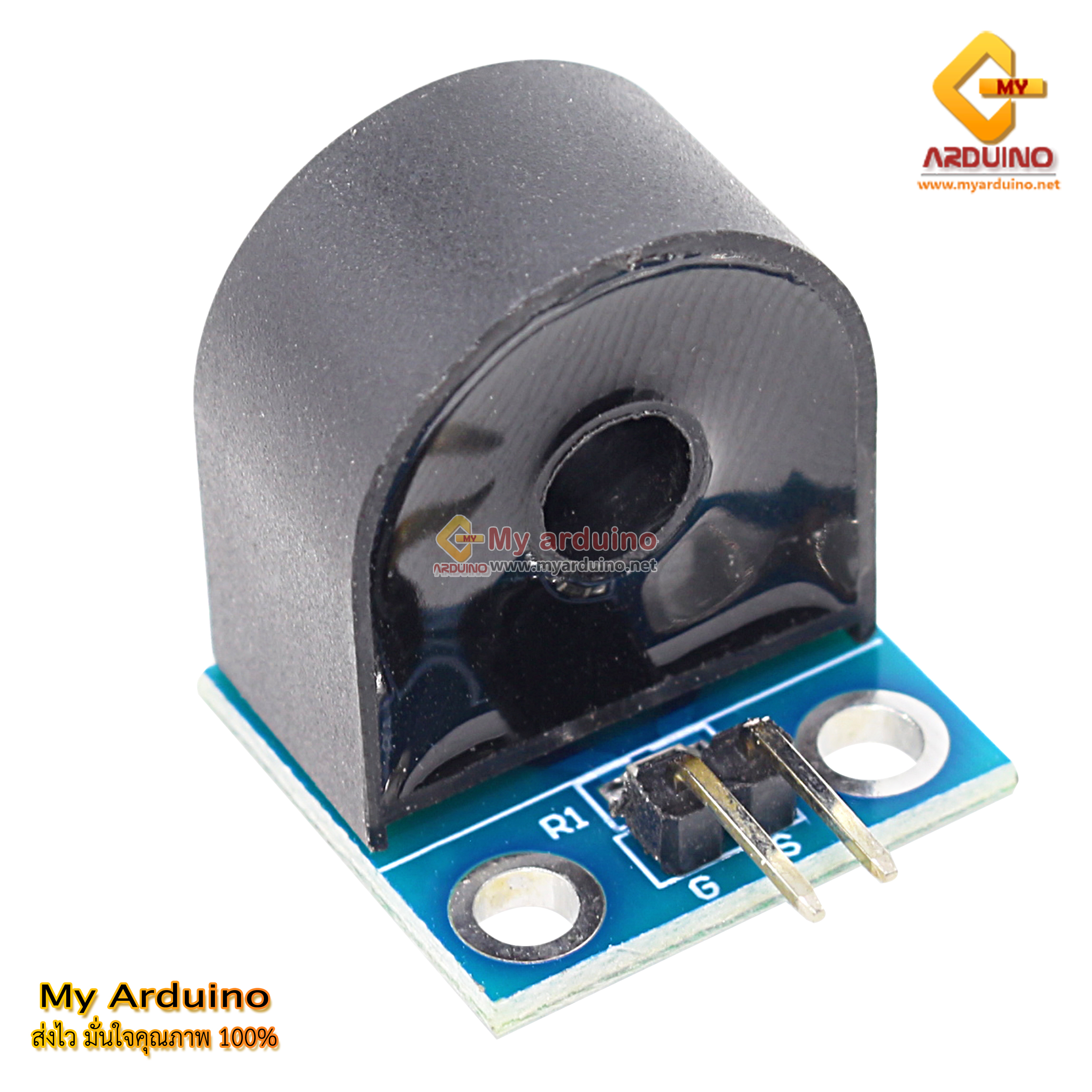 โมดูลวัดกระแส 5A Mini Current Transformer Sensor Module ZMCT103C - ขาย Arduino อุปกรณ์ Arduino ...