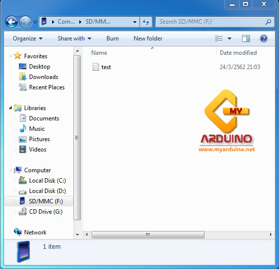 สอนใช้งาน Arduino บันทึกข้อมูลลงและอ่านข้อมูลจาก Sd Card ขาย Arduino