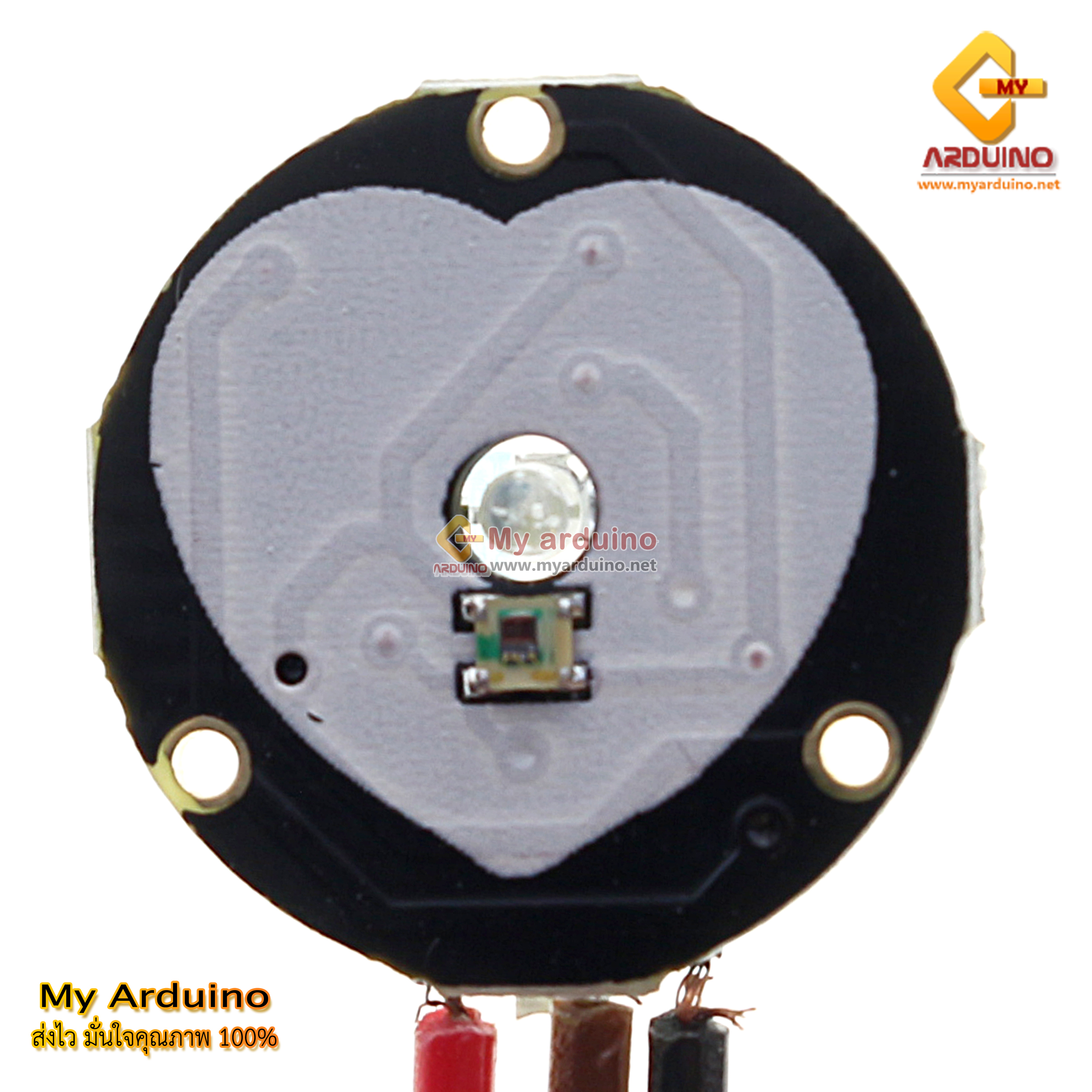โมดูลวัดชีพจรตรวจจับการเต้นของหัวใจ Pulse Heart Sensor Amped สำหรับ Arduino XD-58C - ขาย Arduino ...