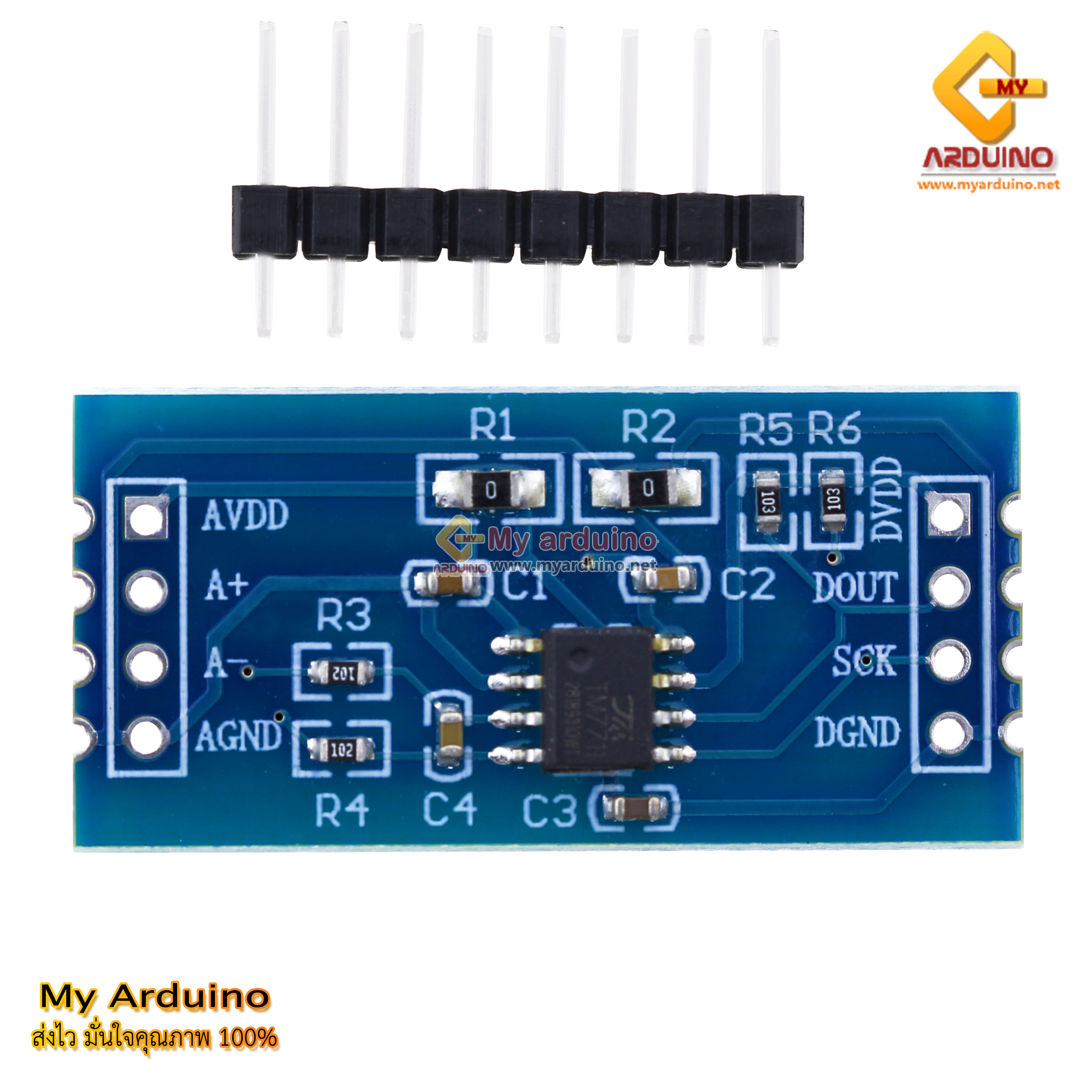 Tm7711 Module Electronic Weighing Sensor 24 Ad Module Microcontroller Hx710a Pressure Sensors