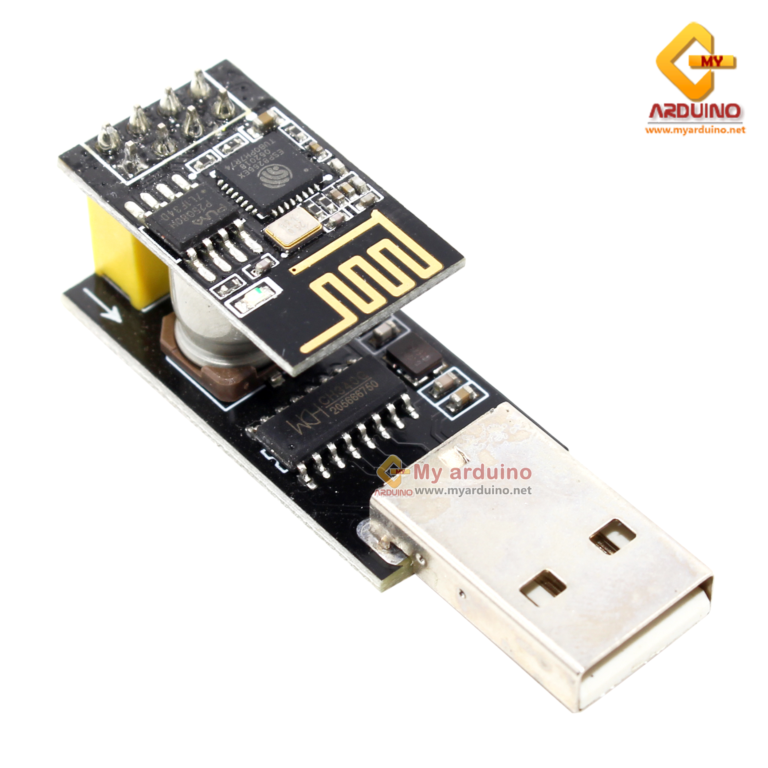ESP01 Programmer Adapter UART GPIO0 ESP-01 Adaptaterr ESP8266 USB to ESP8266 - ขาย Arduino ...