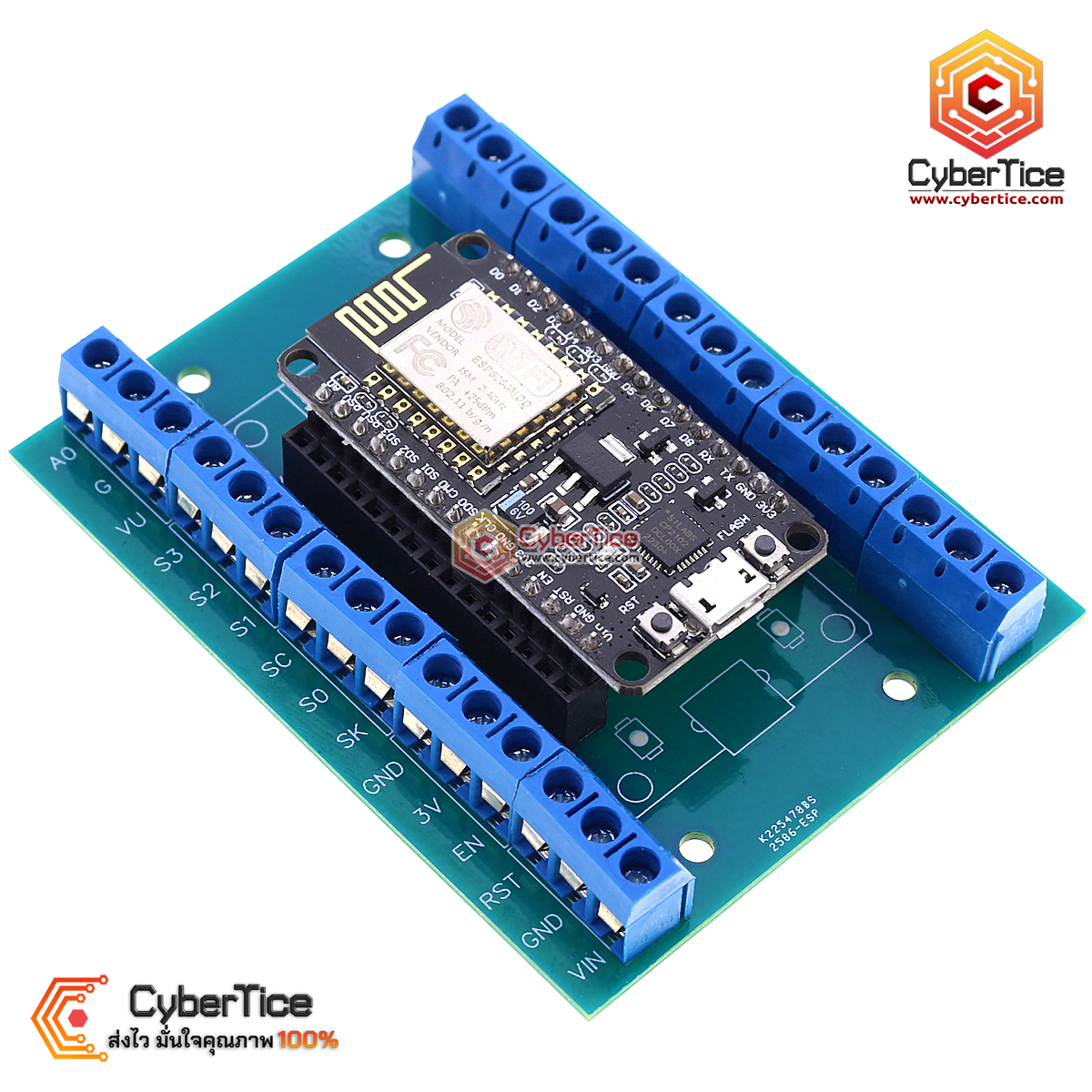 Nodemcu Esp8266 Screw Shield Nodemcu V2 Nodemcu V3 บอร์ดขยาย Nodemcu V2 V3 บัดกรีแล้ว ขาย