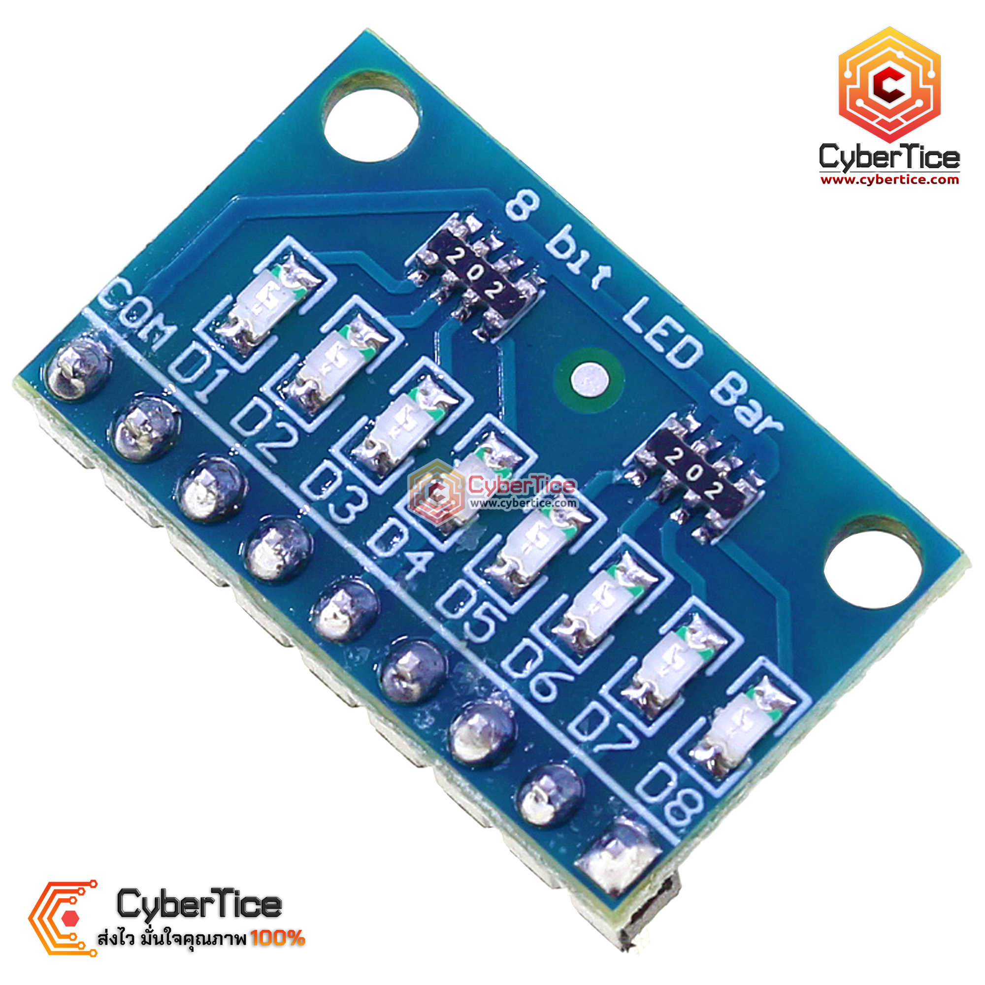 8 LED Bar LED Display Module Active HIGH 5V 3.3V สีน้ำเงิน - ขาย Arduino อุปกรณ์ Arduino คุณภาพ ...