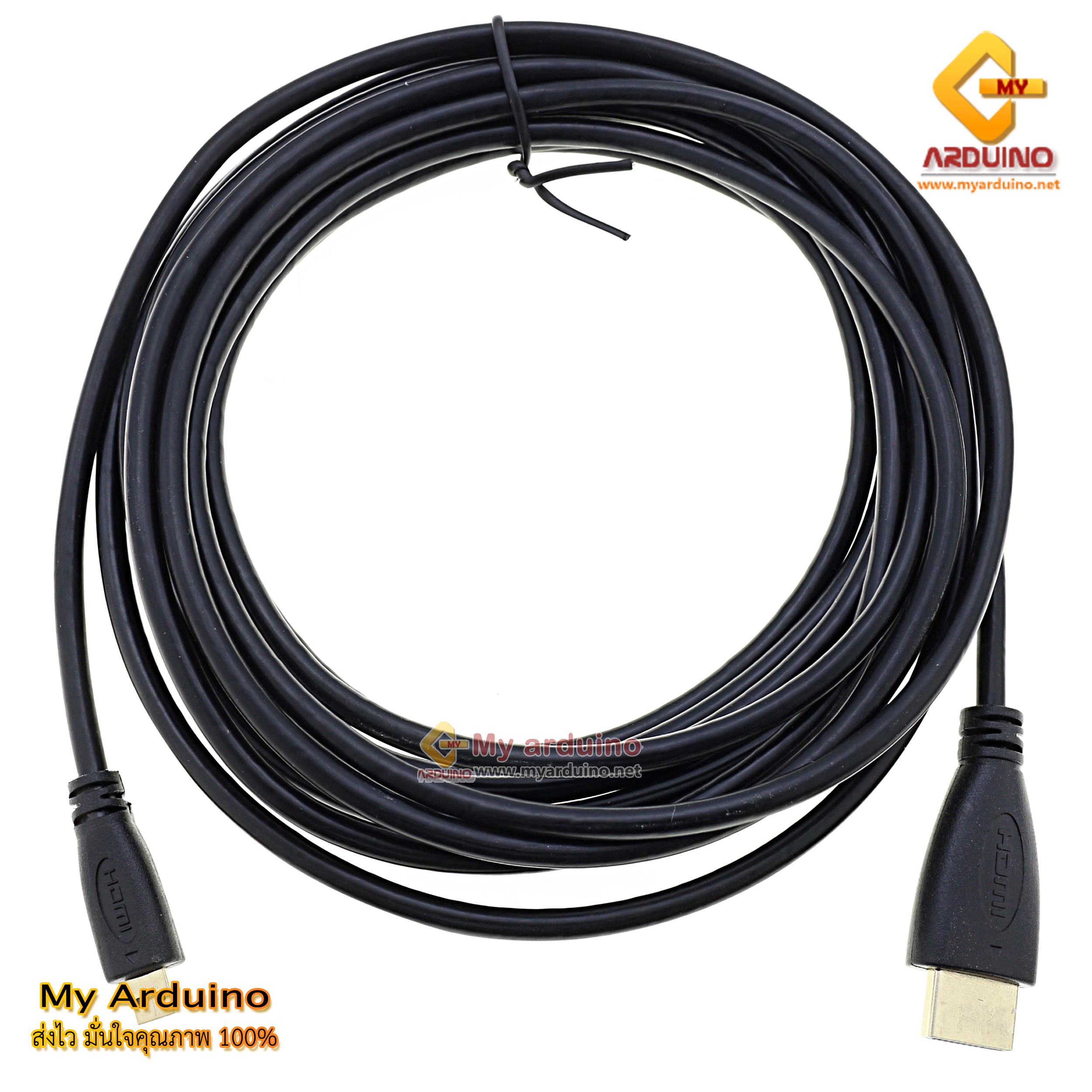 สาย Micro HDMI to HDMI 5 เมตร - ขาย Arduino อุปกรณ์ Arduino คุณภาพดี ...