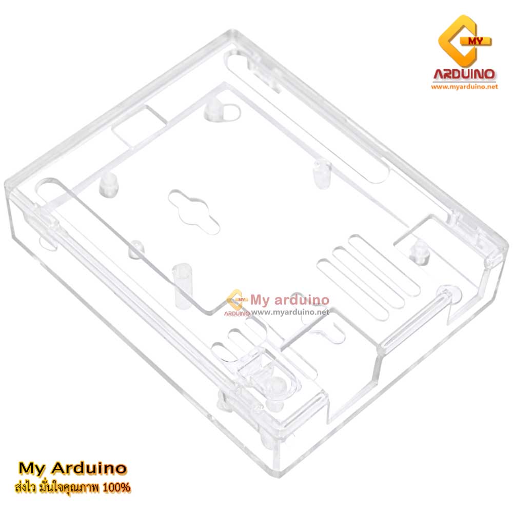 Arduino UNO R3 acrylic case box กล่องพลาสติกแบบใส สำหรับ Arduino Uno ...