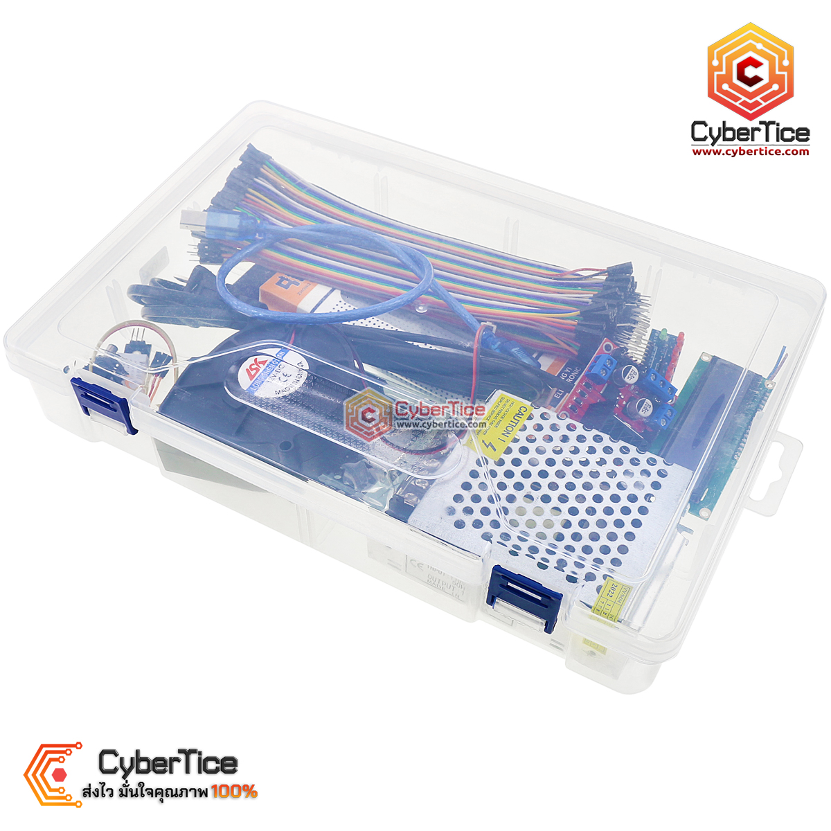 โปรเจค Arduino พัดลมเปิดปิดอัตโนมัติควบคุมความเร็วตามอุณหภูมิ 4ระดับ ขาย Arduino อุปกรณ์