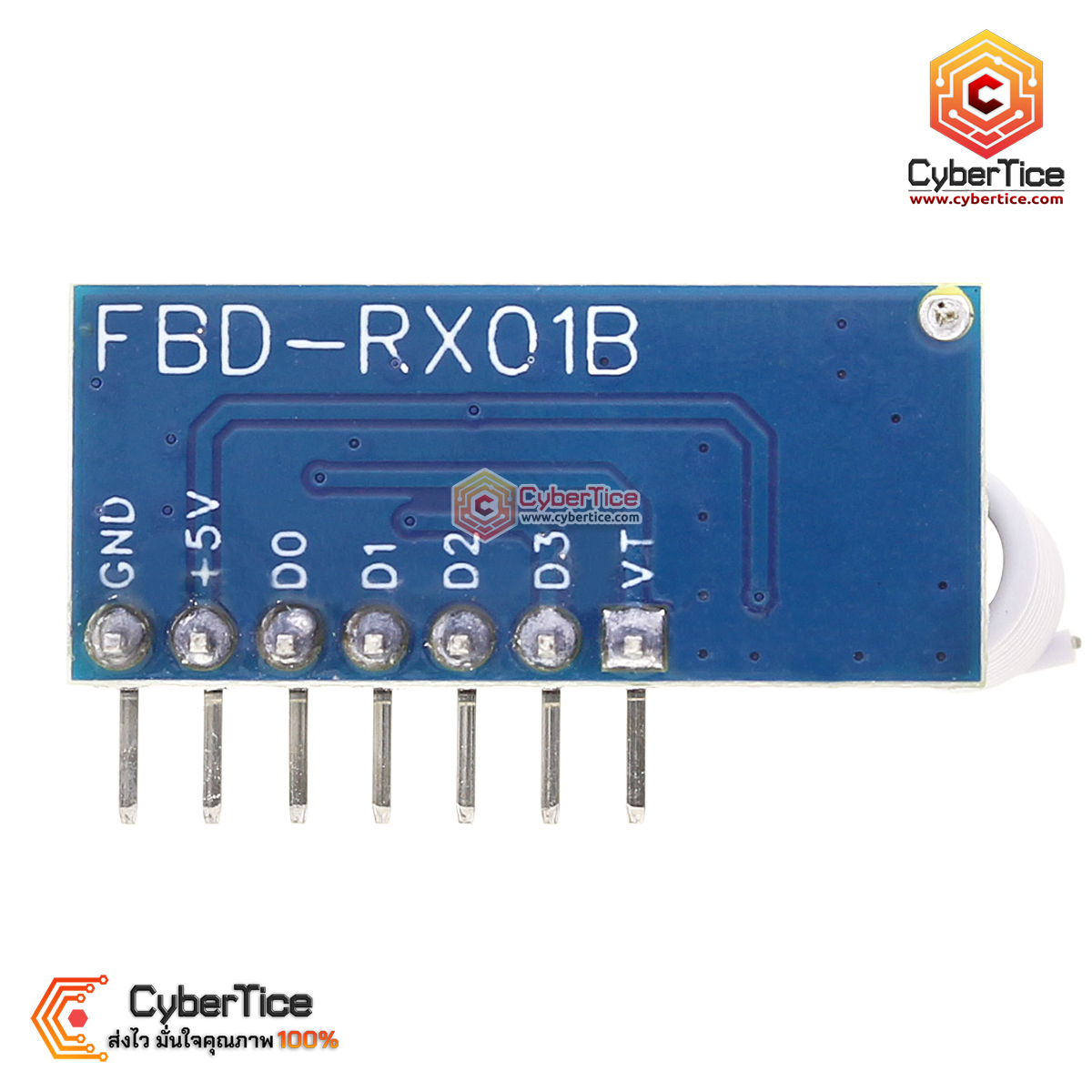 Wireless Receiver โมดูลรับสัญญาณรีโมท 433Mhz PT2262 Code - ขาย Arduino อุปกรณ์ Arduino คุณภาพดี ...