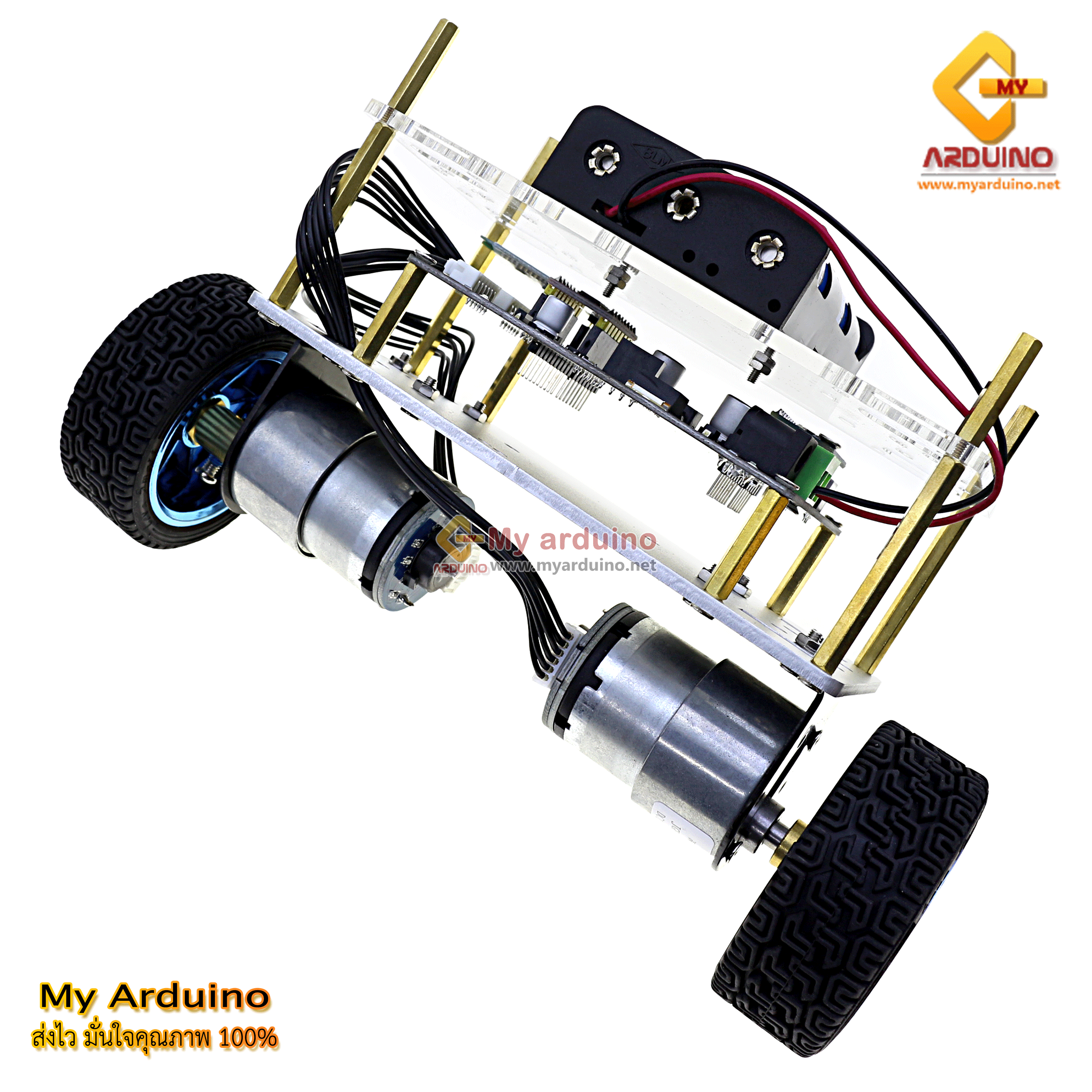 สอนใช้งาน Arduino ชุดหุ่นยนต์โรบอท บาลานซ์ PID balance smart robot car ...