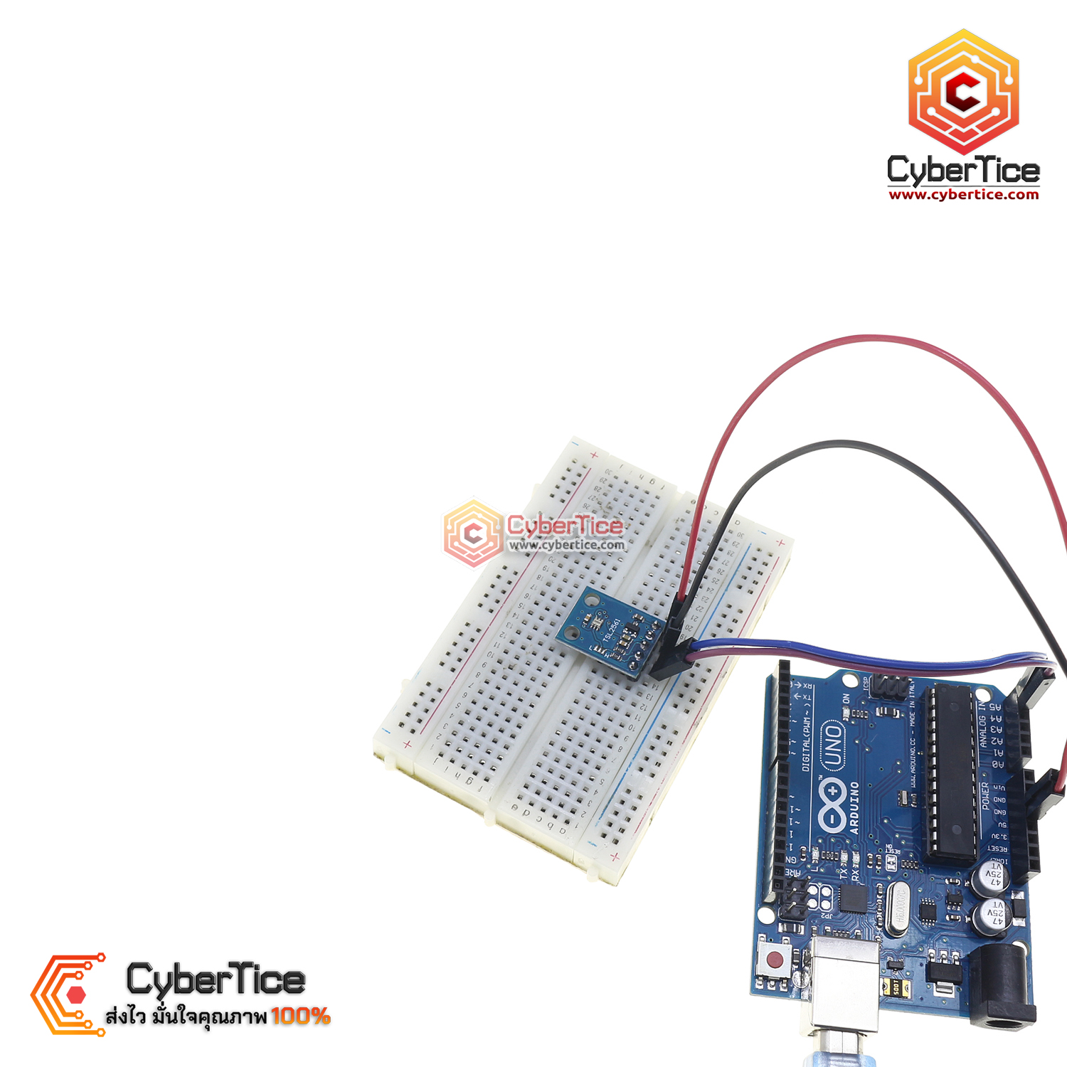 สอนใช้งาน Arduino GY-2561 TSL2561 เซ็นเซอร์วัดแสงช่วงกว้าง Luminosity ...