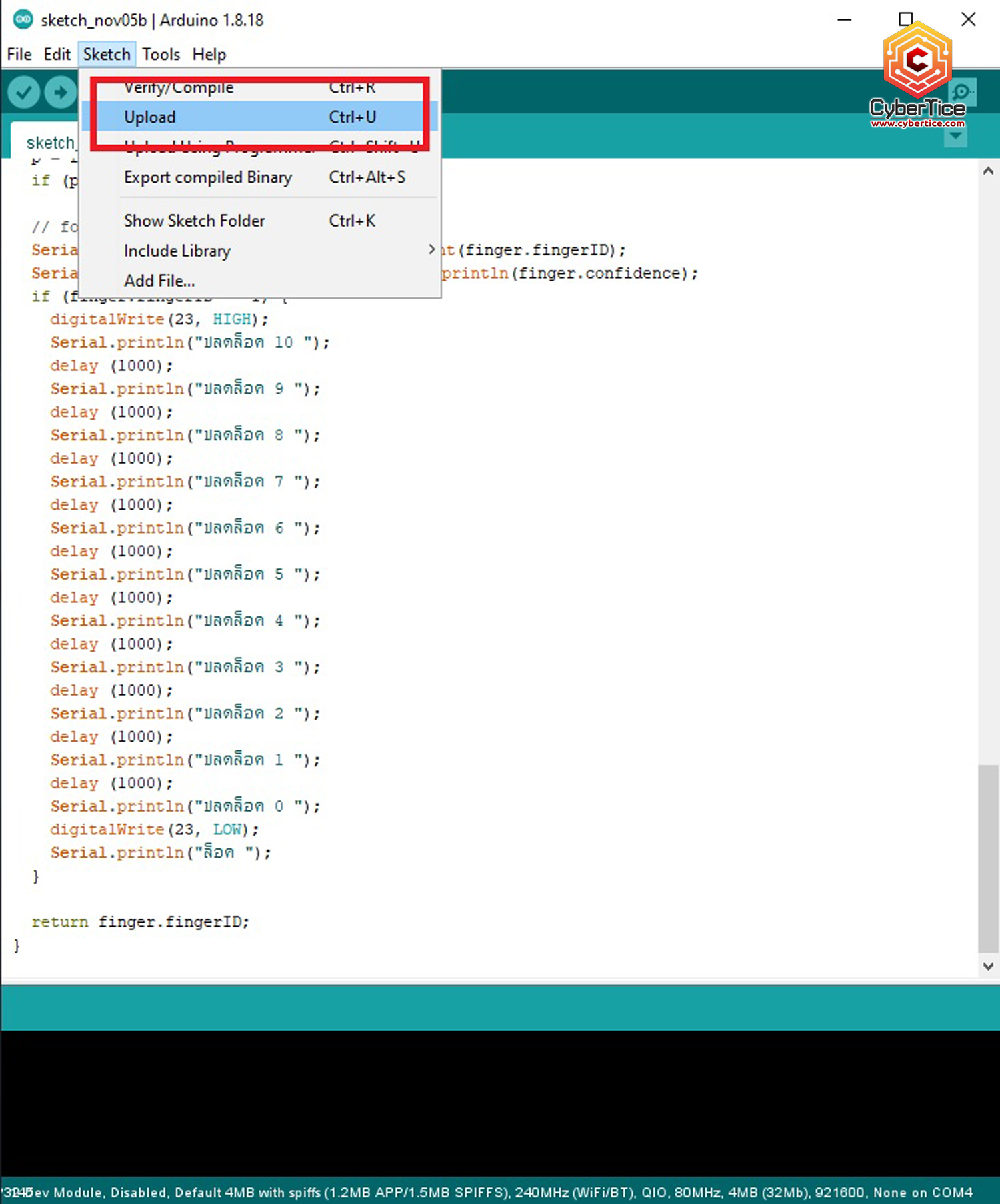 สอนใช้งาน Esp32 Fingerprint Sensor เซ็นเซอร์สแกนลายนิ้วมือ As608 Jm 101b สำหรับ Arduino V20