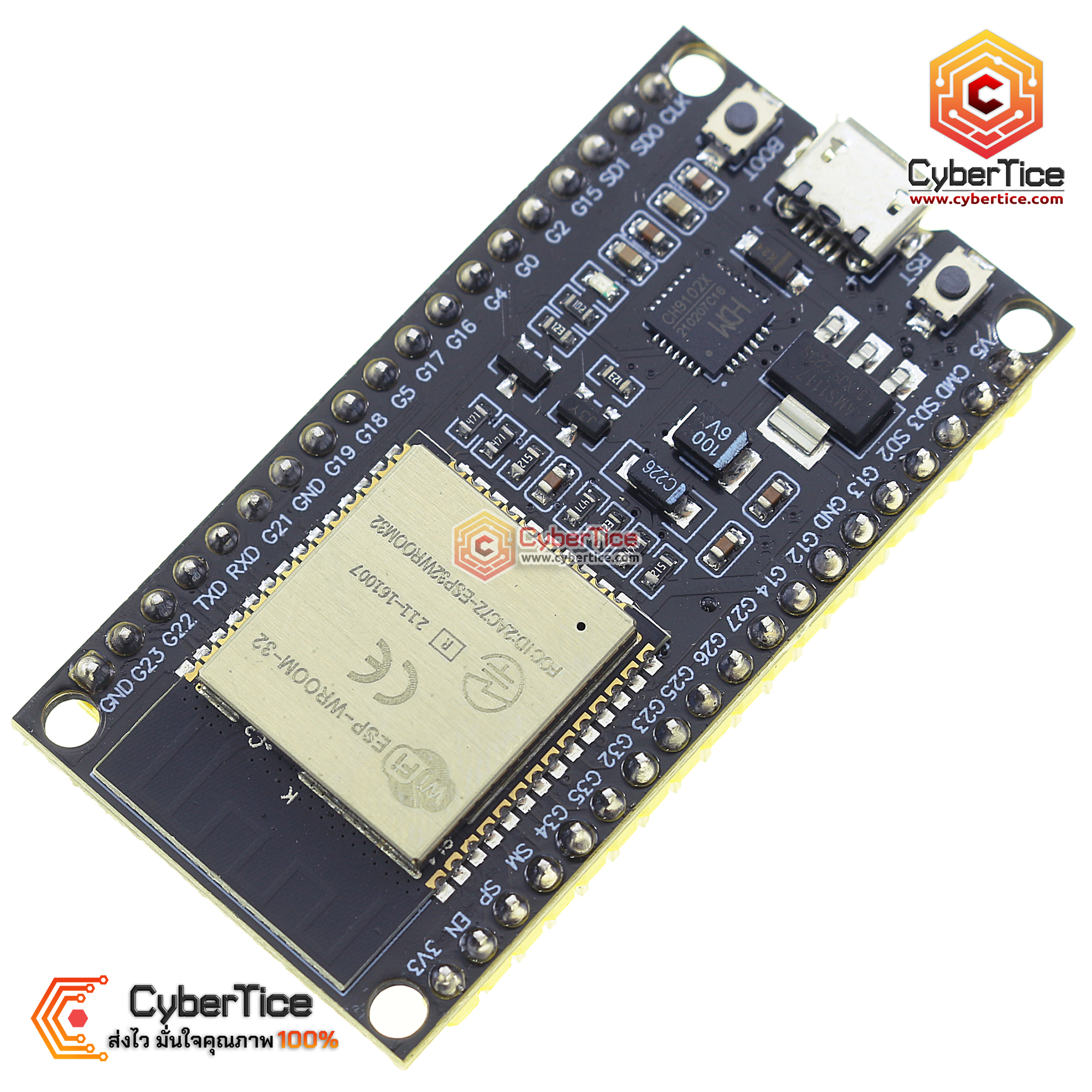 ESP32 NodeMCU ESP-WROOM-32 Wi-Fi and Bluetooth Module Dual Core ...