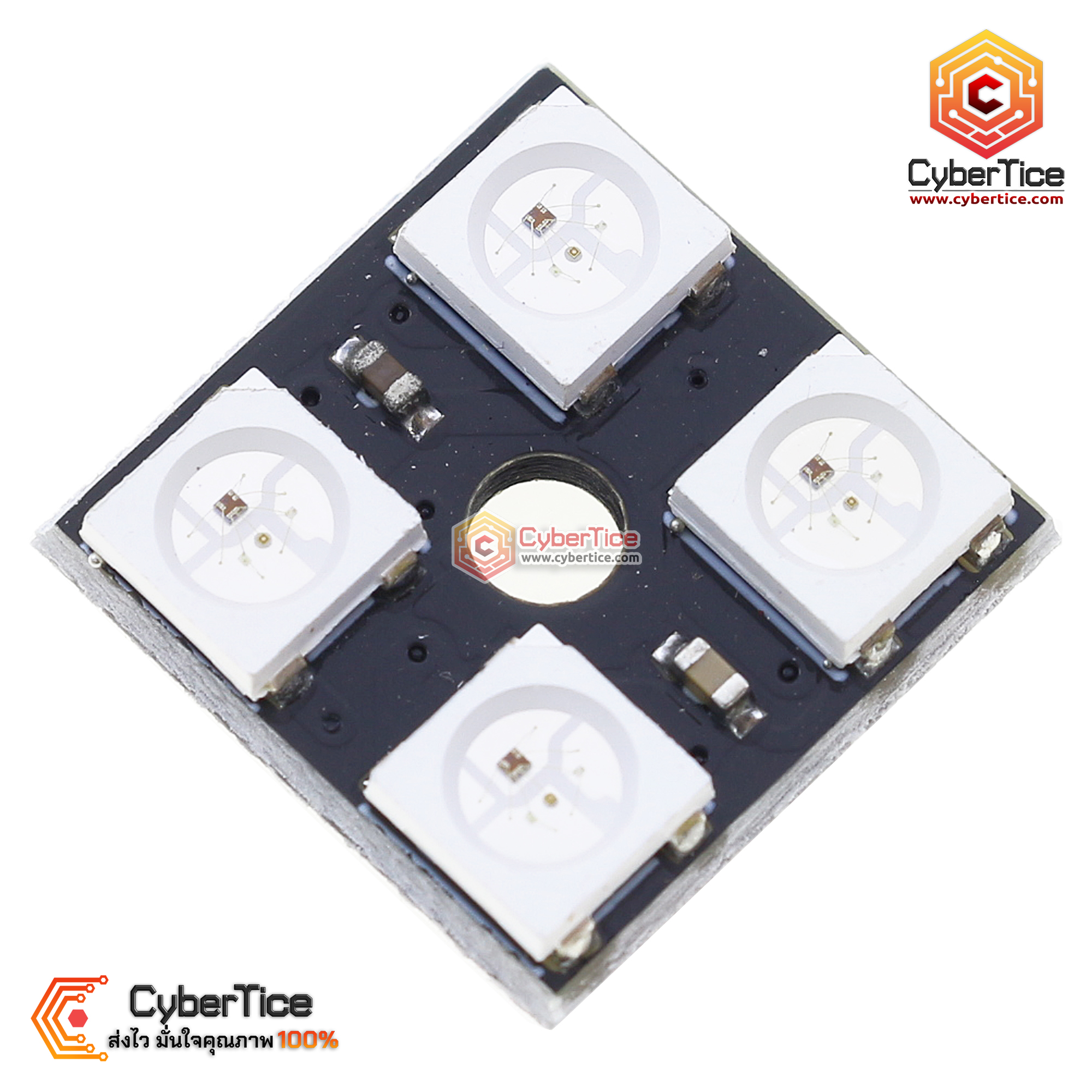 Neopixel Matrix แบบตาราง 2x2 4 ดวง Ws2812 5050 Rgb Led ขาย Arduino อุปกรณ์ Arduino คุณภาพดี