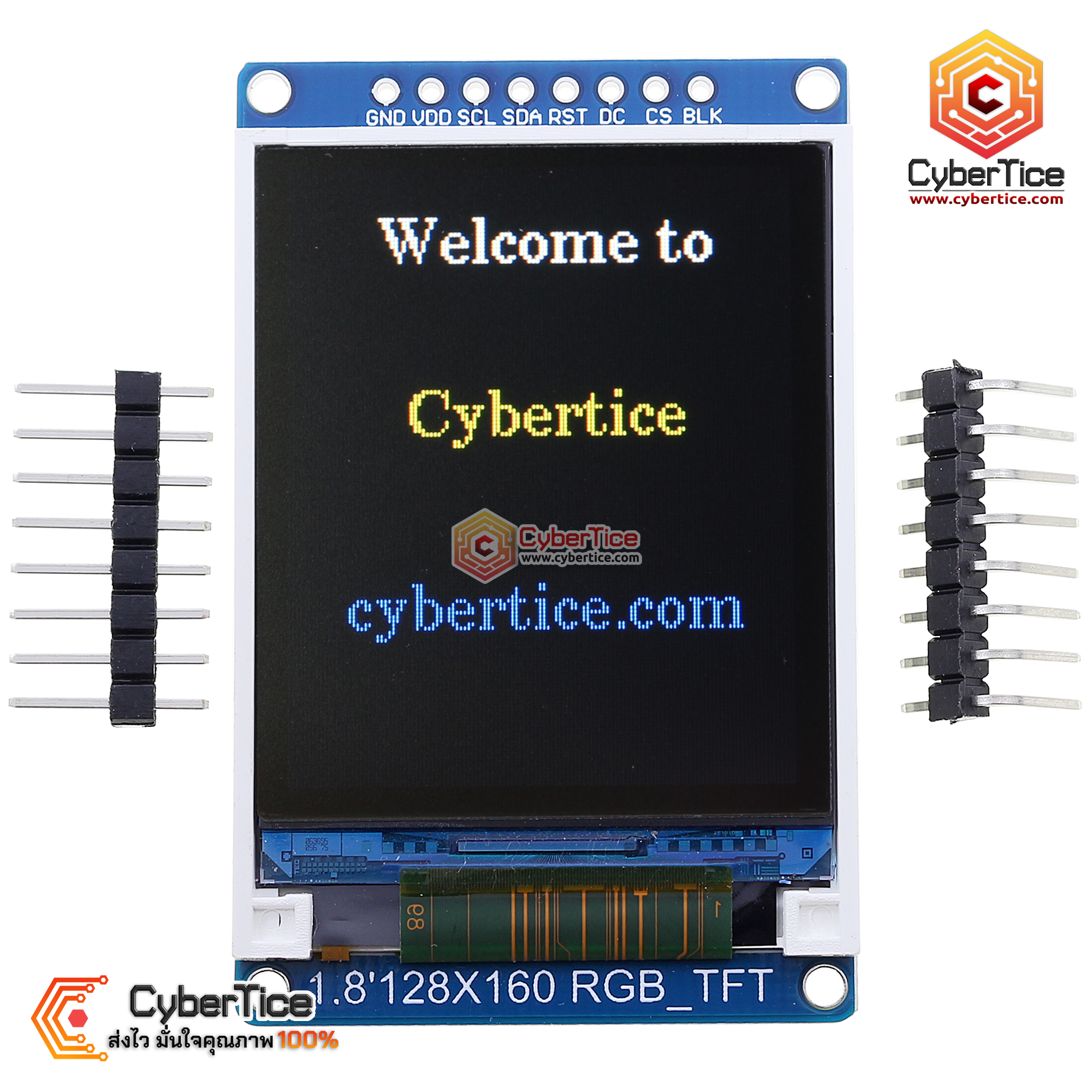 TFT Display IPS 1.8 inch 7P SPI Full Color LCD Module ST7735 for Arduino - ขาย Arduino อุปกรณ์ ...