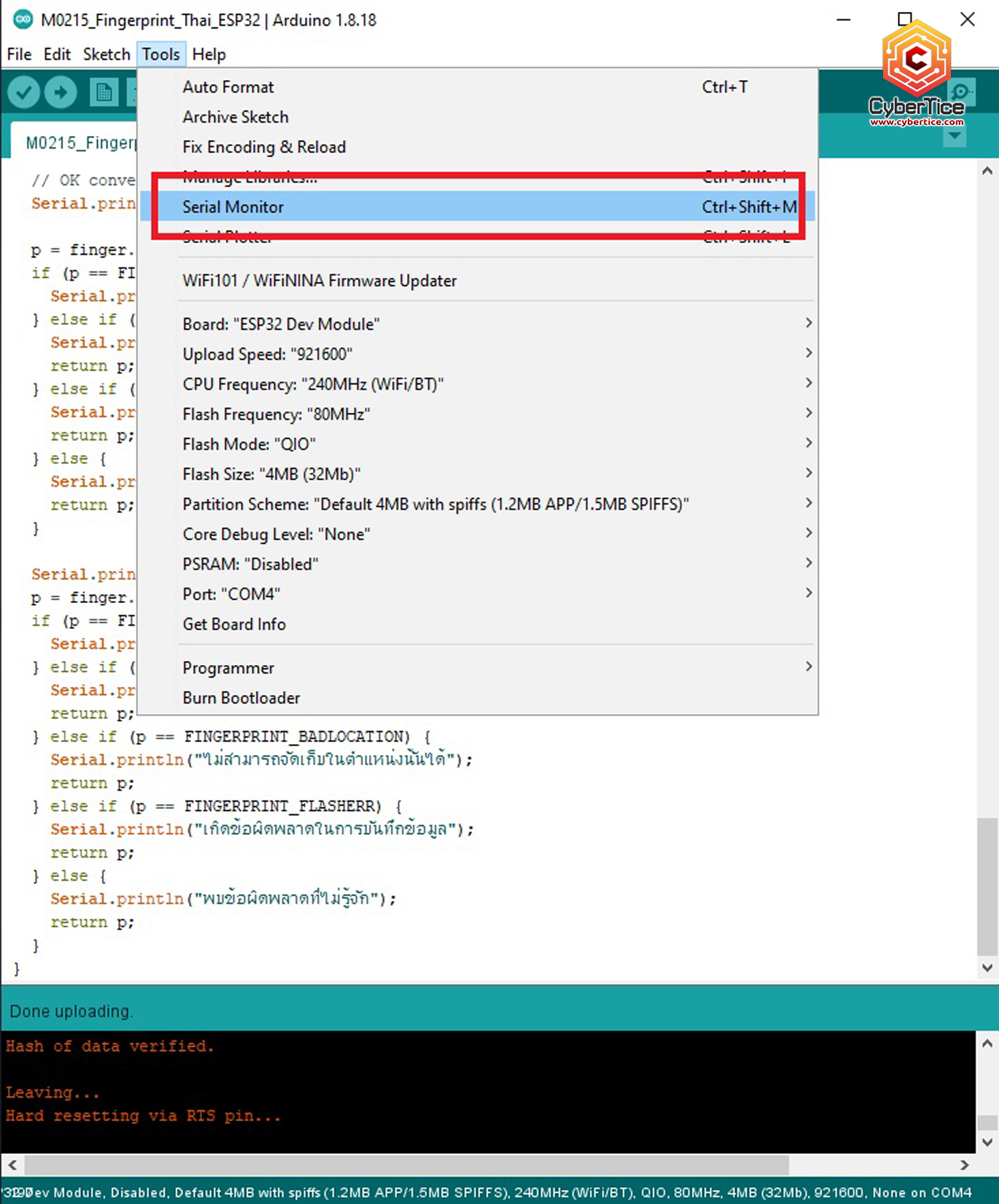 สอนใช้งาน ESP32 Fingerprint Sensor เซ็นเซอร์สแกนลายนิ้วมือ AS608 JM-101B สำหรับ Arduino V2.0 ...