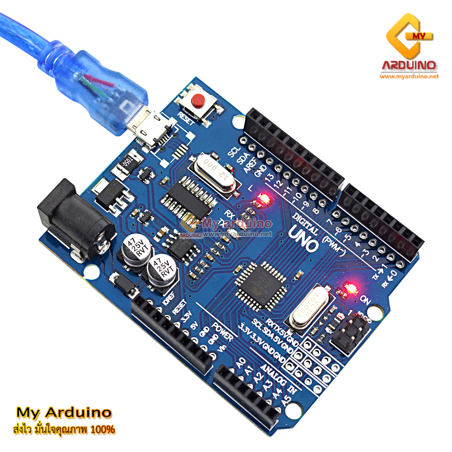 สอนใช้งาน Arduino Uno R3 Smd Micro Usb เริ่มต้นใช้งาน ติดตั้งโปรแกรม Arduino Ide ขาย Arduino