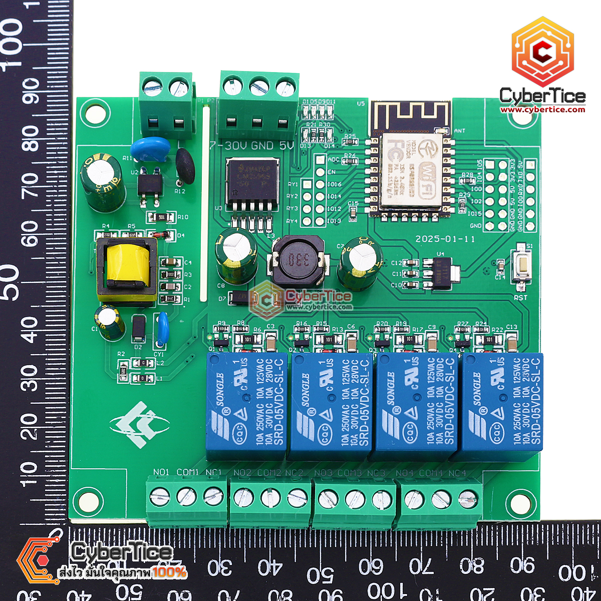 ESP8266 Iot Wireless WiFi 4 Channel Relay ULE ESP-12F - ขาย Arduino อุปกรณ์ Arduino คุณภาพดี ...