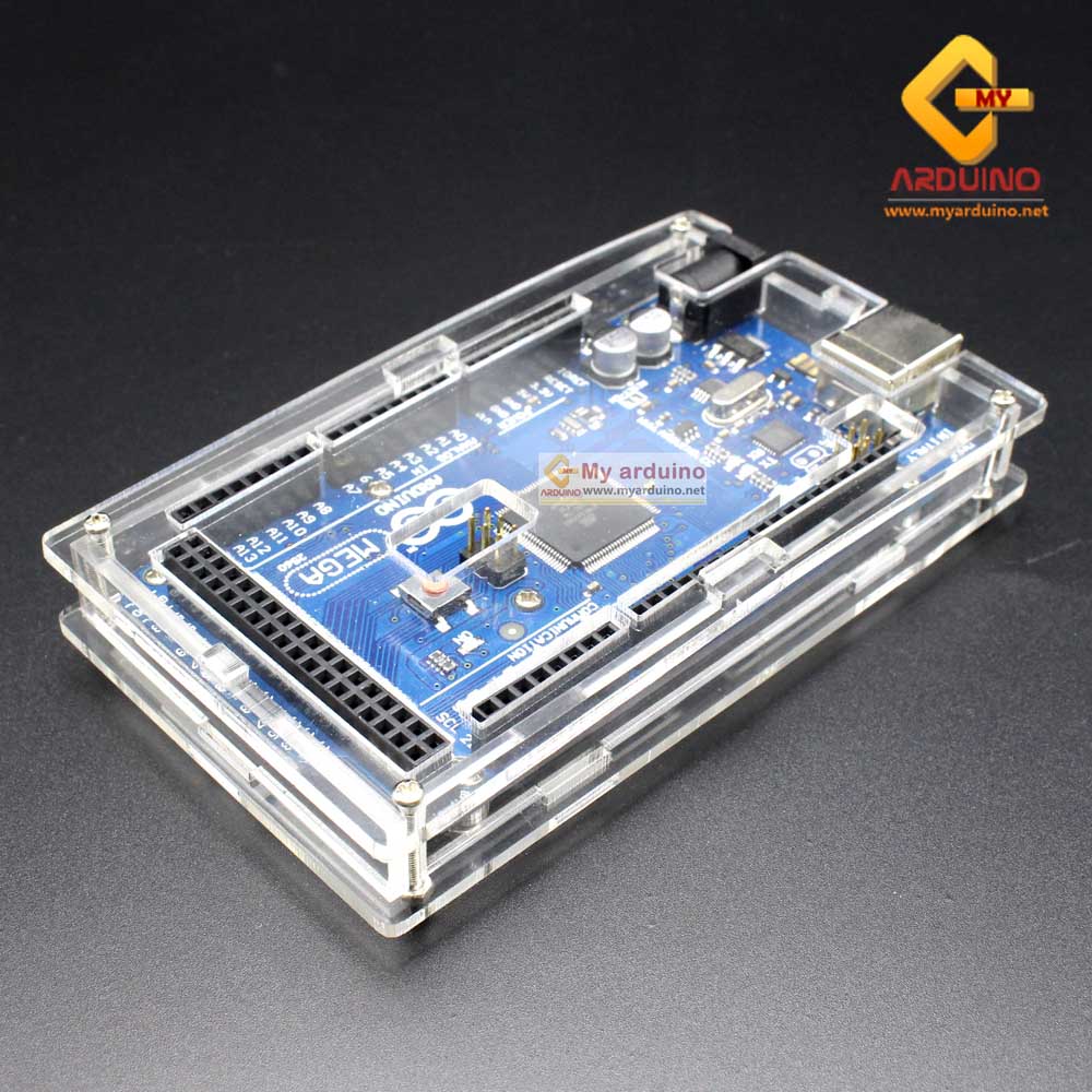 Arduino MEGA 2560 R3 Case V1 กล่องอะคริลิคแบบใส สำหรับ Arduino mega ...