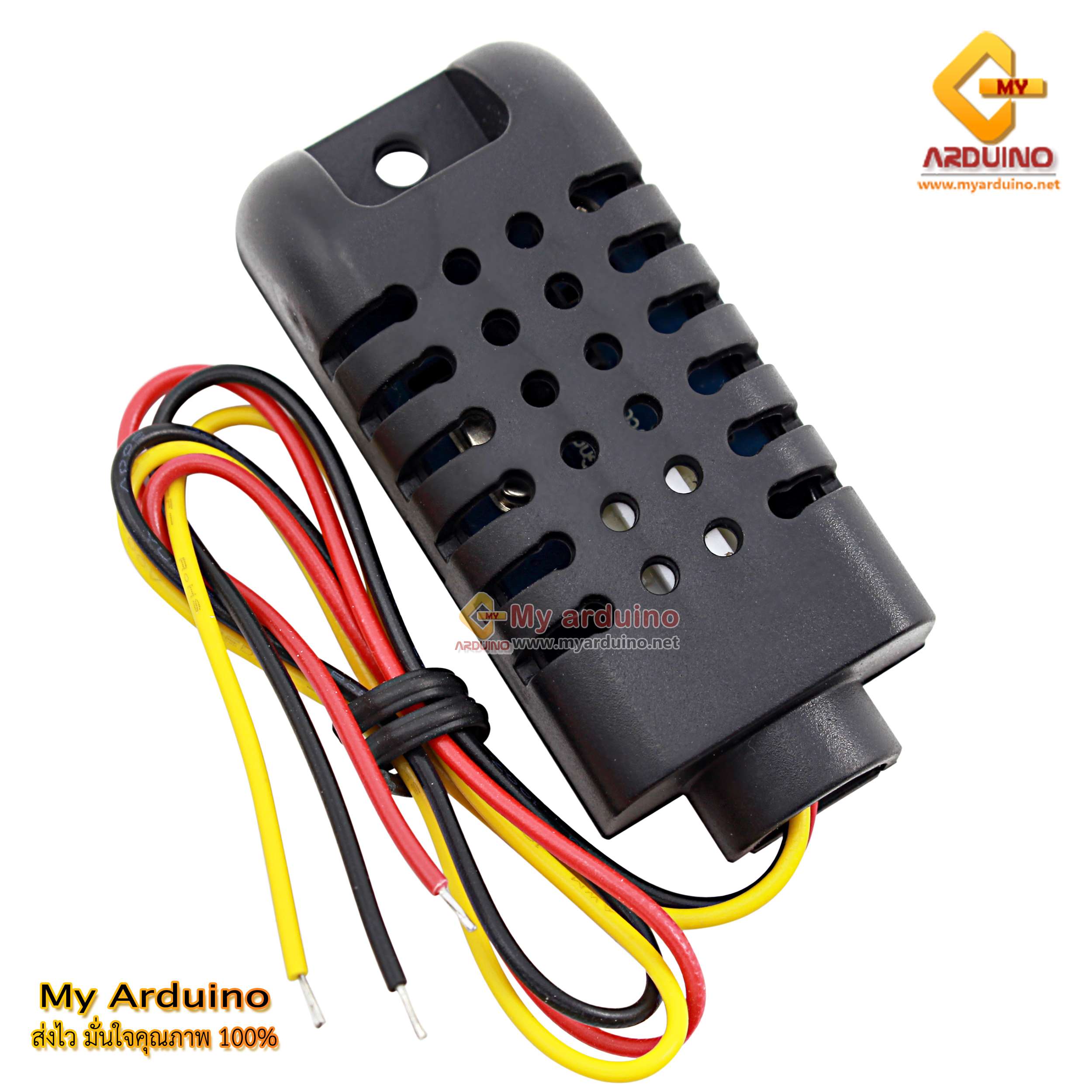 DHT21 AM2301 โมดูลเซ็นเซอร์วัดความชื้นและอุณหภูมิ อย่างดีพร้อมเคส - ขาย Arduino อุปกรณ์ Arduino ...
