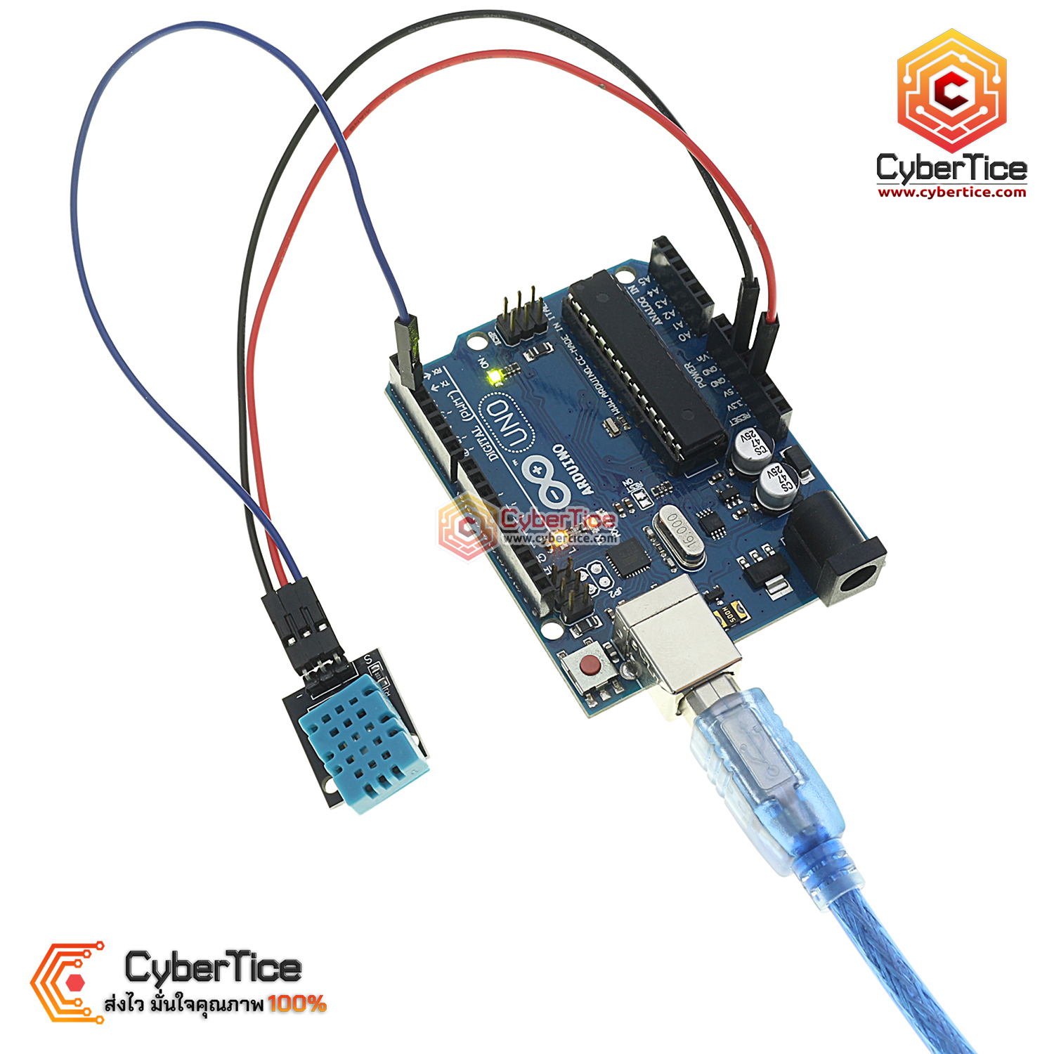 สอนใช้งาน Arduino Dht11 Mini เซ็นเซอร์วัดอุณหภูมิและความชื้น พร้อม Pcb ขาย Arduino อุปกรณ์