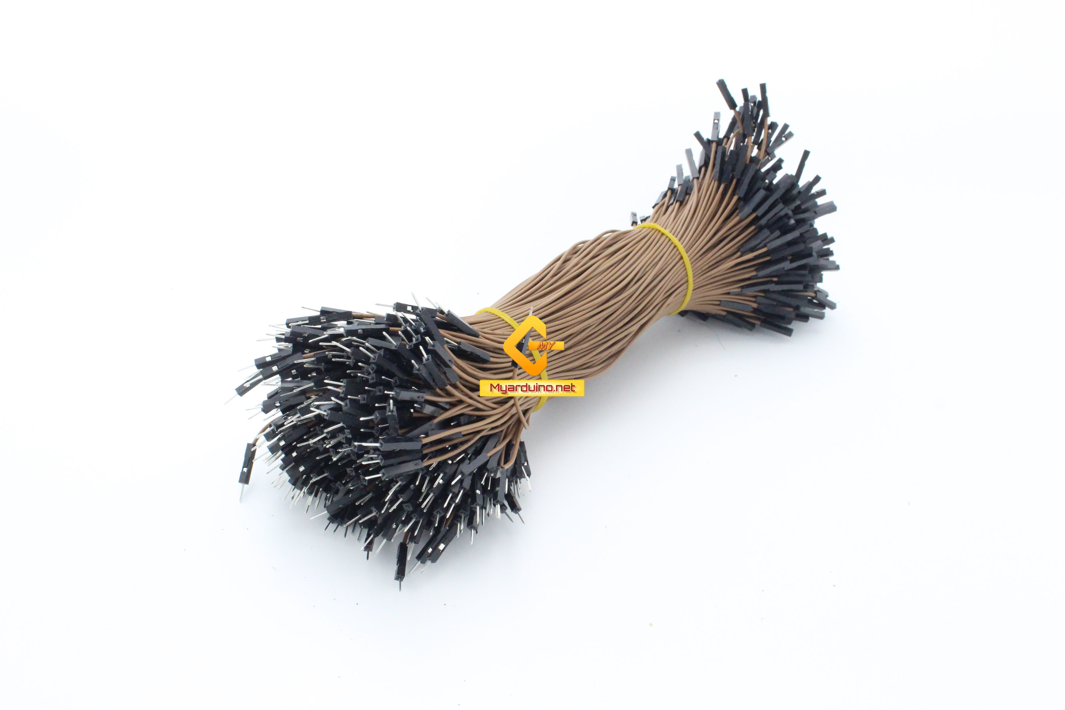 สายไฟจัมเปอร์ 20cm ผู้ เมีย สีน้ำตาล จำนวน 10 เส้น หนาพิเศษ 24awg ขาย Arduino อุปกรณ์ Arduino