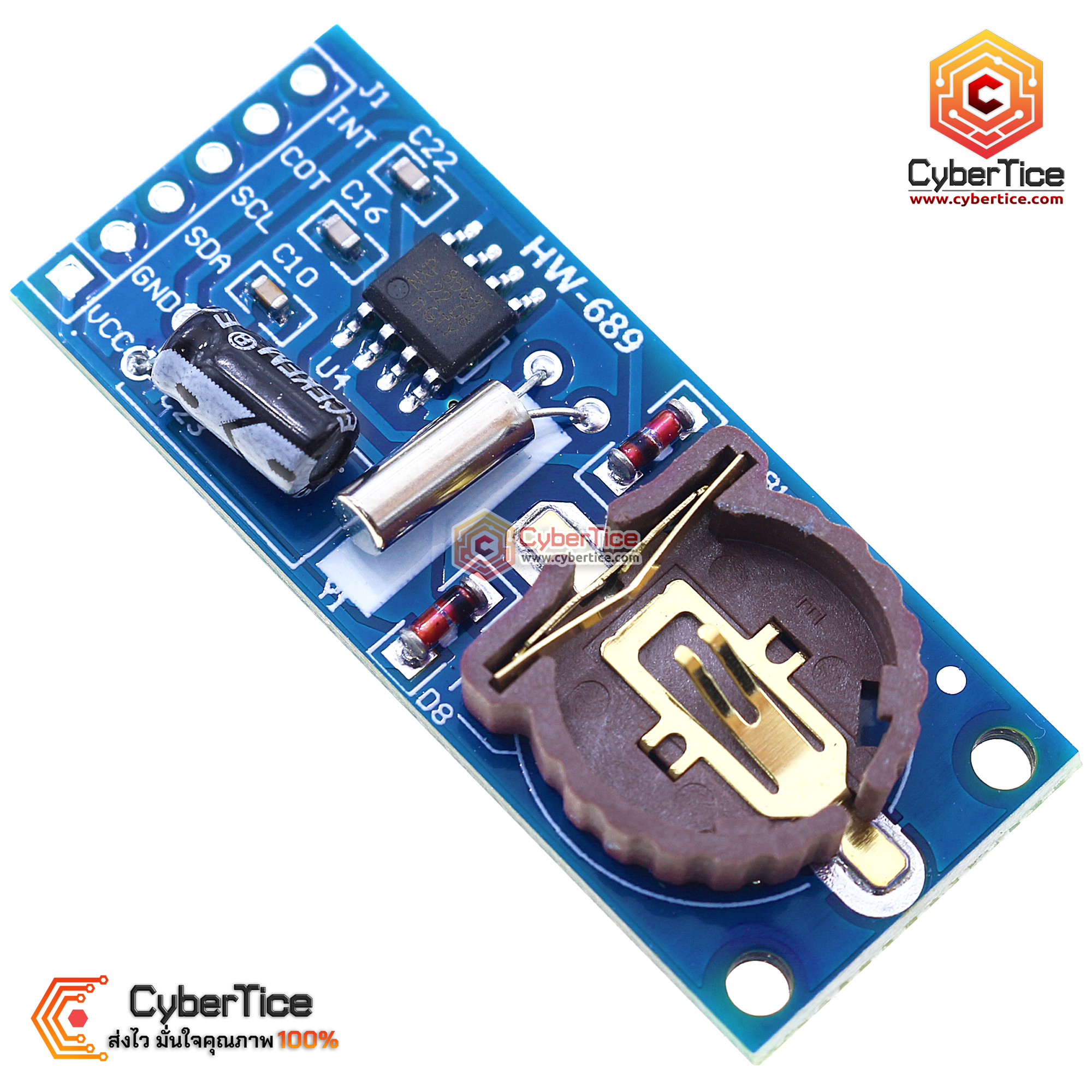 PCF8563 Real Time Clock Module พร้อมถ่าน - ขาย Arduino อุปกรณ์ Arduino คุณภาพดี ราคาถูก ส่งไว ส่งฟรี