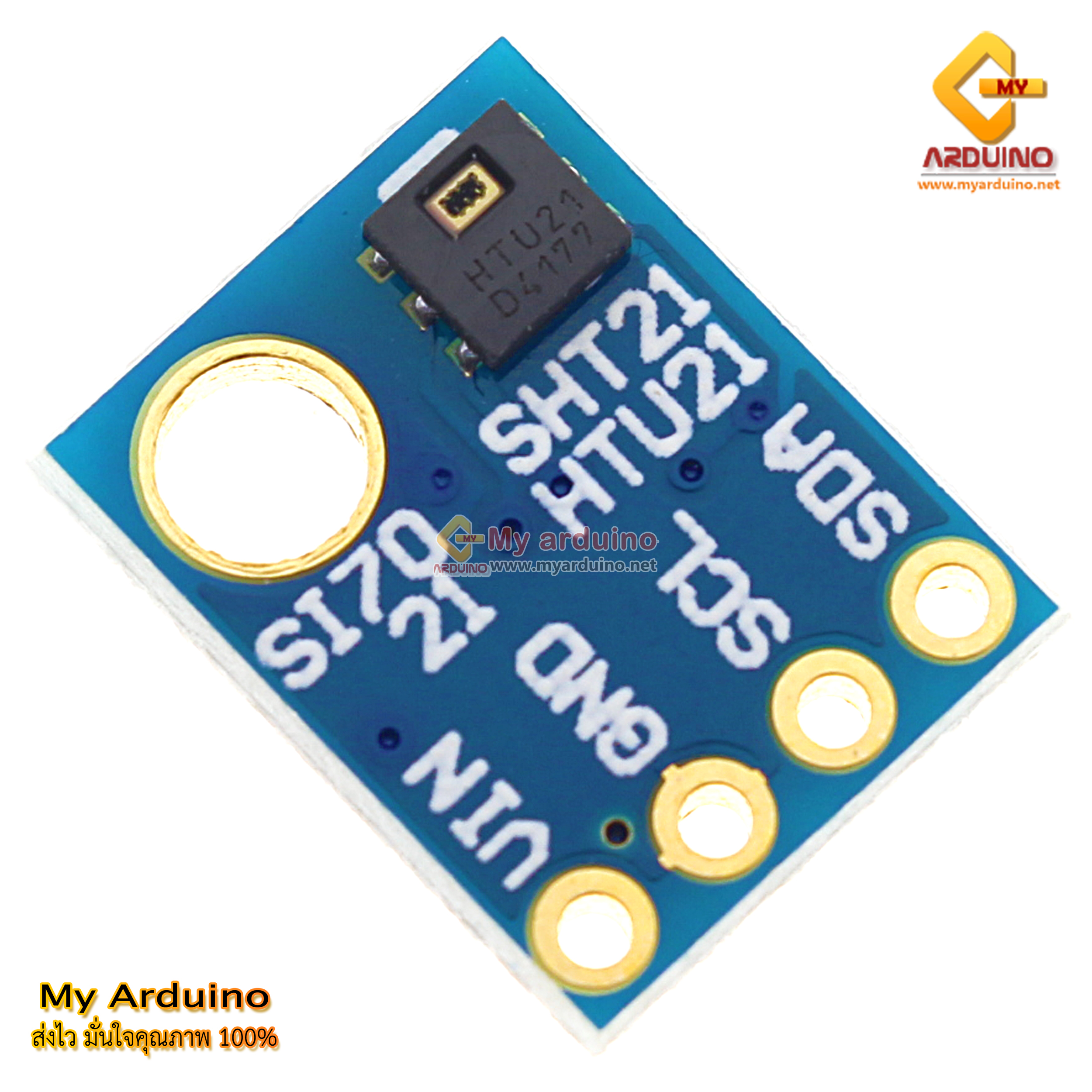 เซ็นเซอร์ความชื้นและอุณหภูมิ SHT21 Digital Humidity and Temperature Sensor For Arduino GY-21 ...
