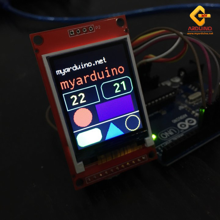 จอแสดงผล TFT LCD ขนาด 1.8" Color module 128x160 พร้อมช่องเสียบ SD Card ...