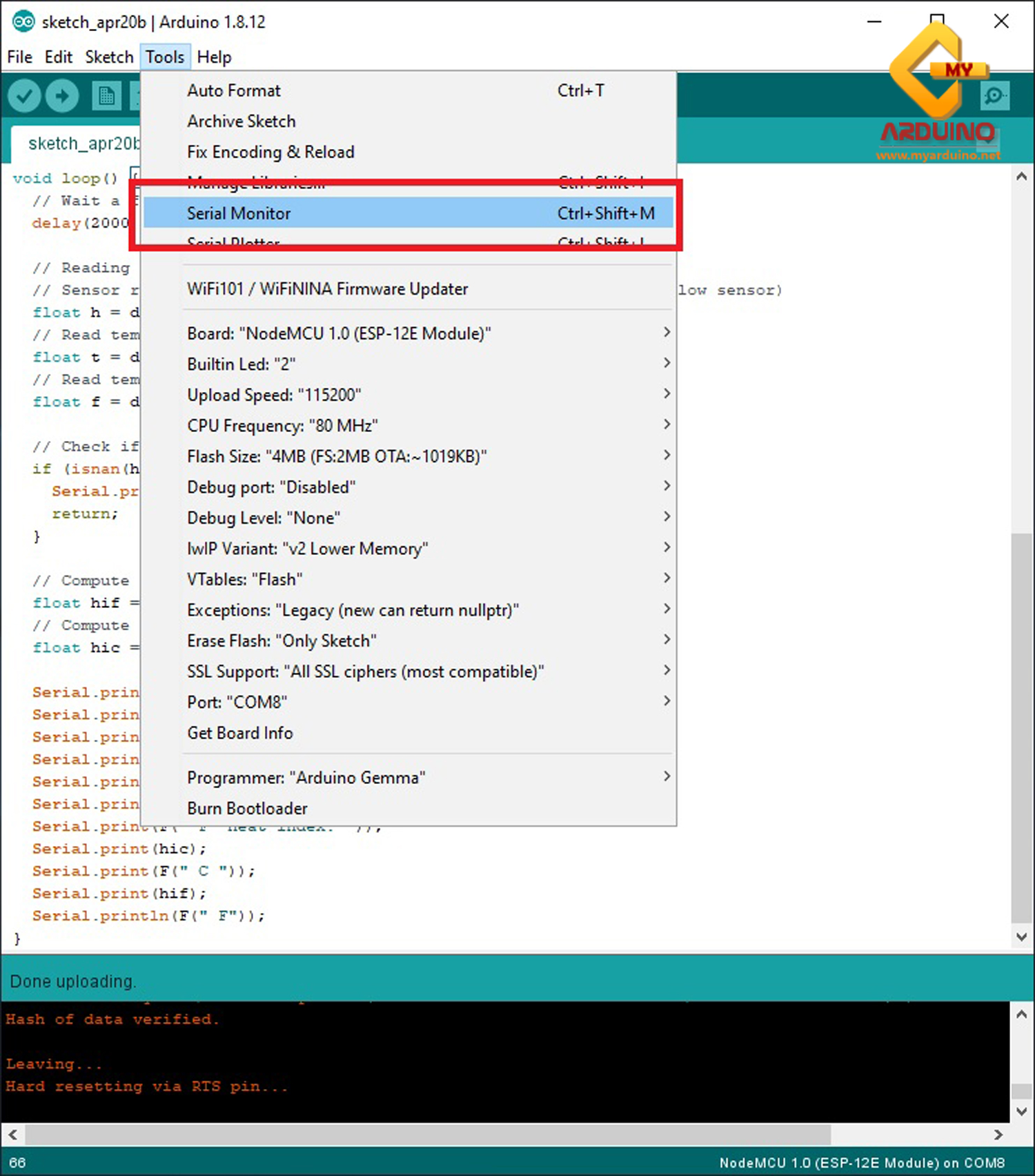 สอนใช้งาน Esp8266 Dht22 Am2302 Module โมดูลวัดอุณหภูมิและความชื้น ขาย Arduino อุปกรณ์ Arduino